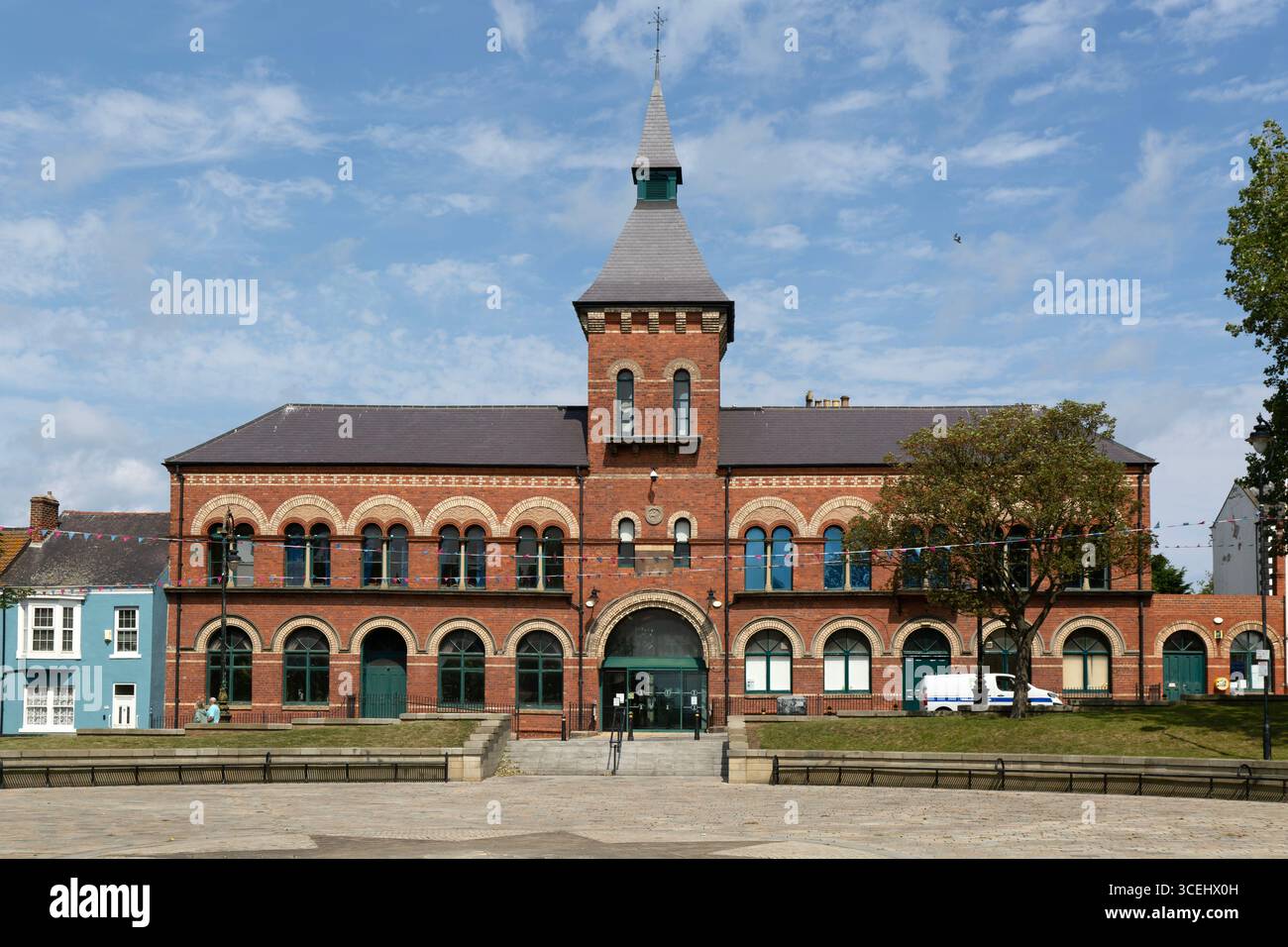 Borough Hall and Market building 1865 architect C.J. Adams, Hartlepool ...