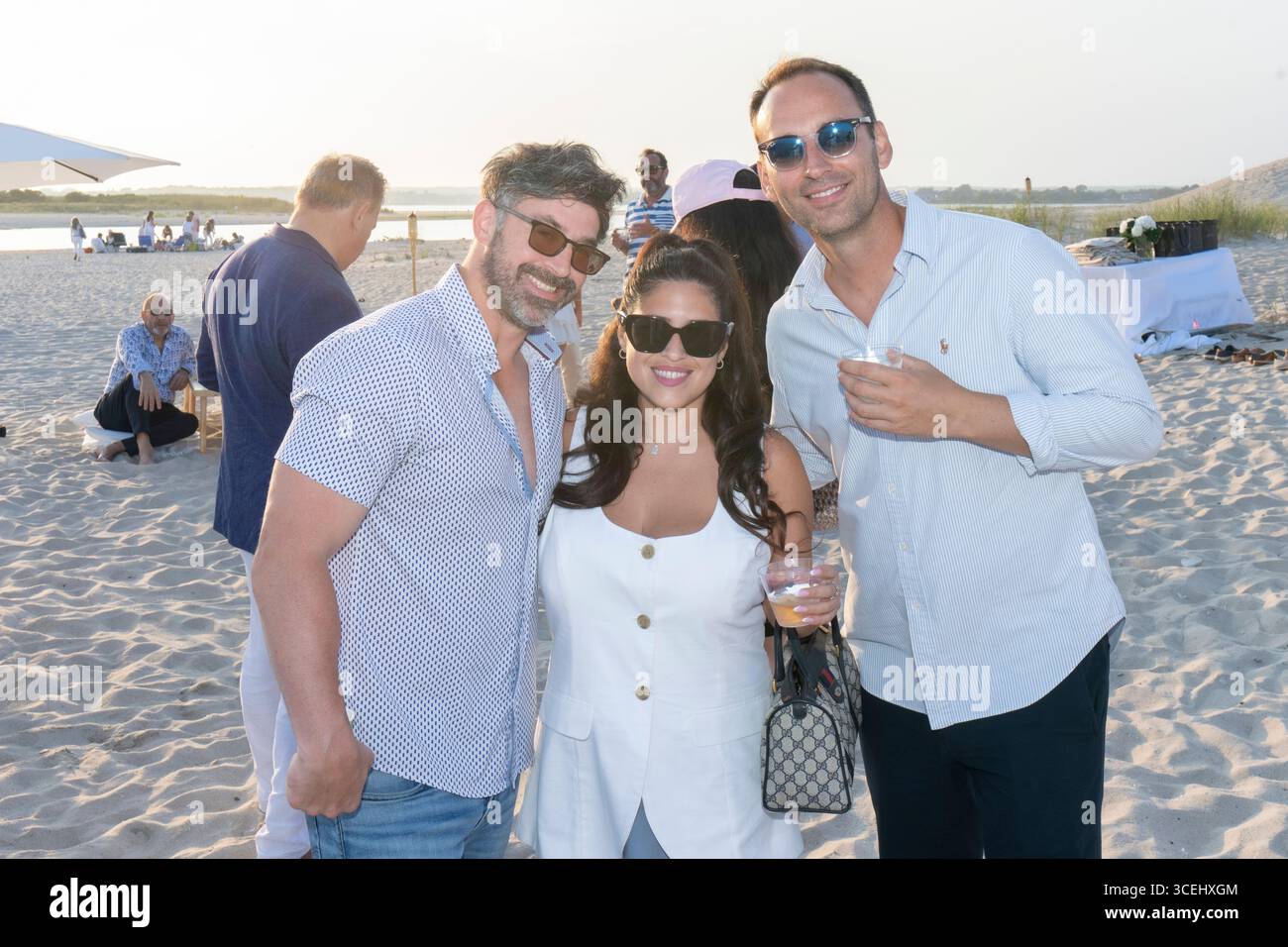Jason Ivins, Christine Bermudez and Nenad Radakovic attends Julia ...