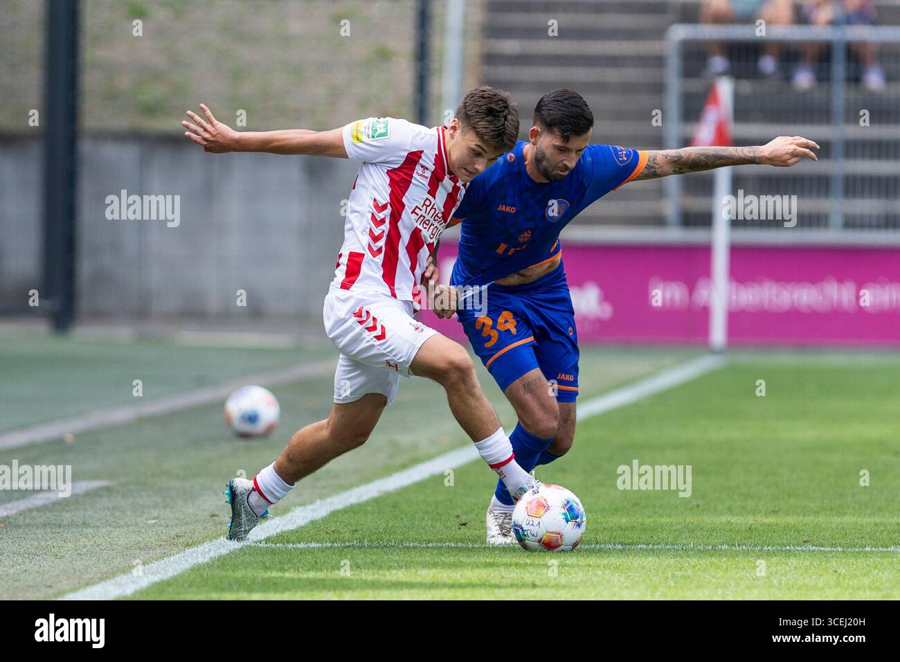Patrik Kristal (1. FC K?ln U21, 12), Dennis Brock (Sportfreunde Siegen ...
