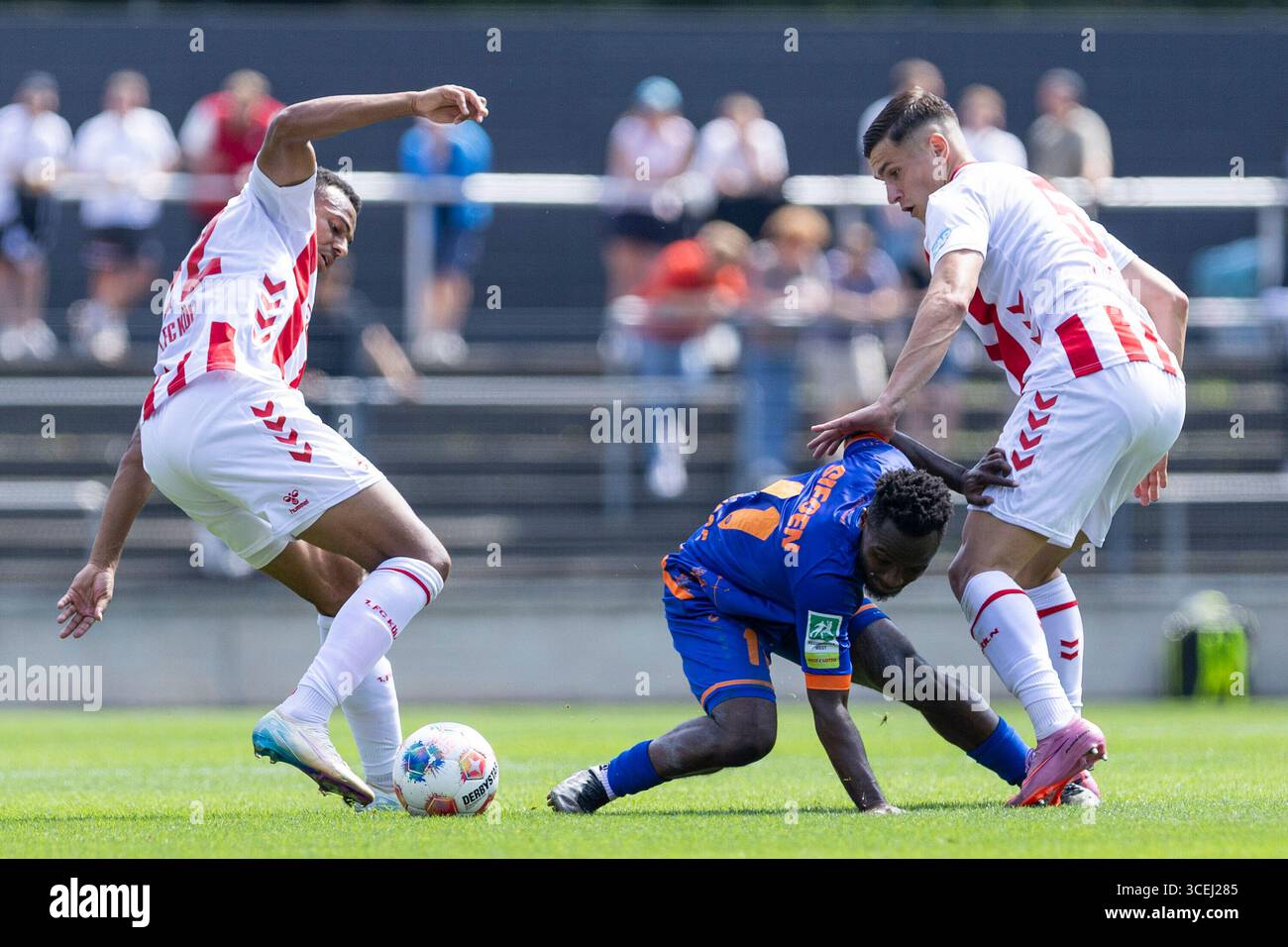 Marvin Ajani (1. FC K?ln U21, 22), Derrick Kyere (Sportfreunde Siegen 1899, 11), Emin Kujovic (1 ...