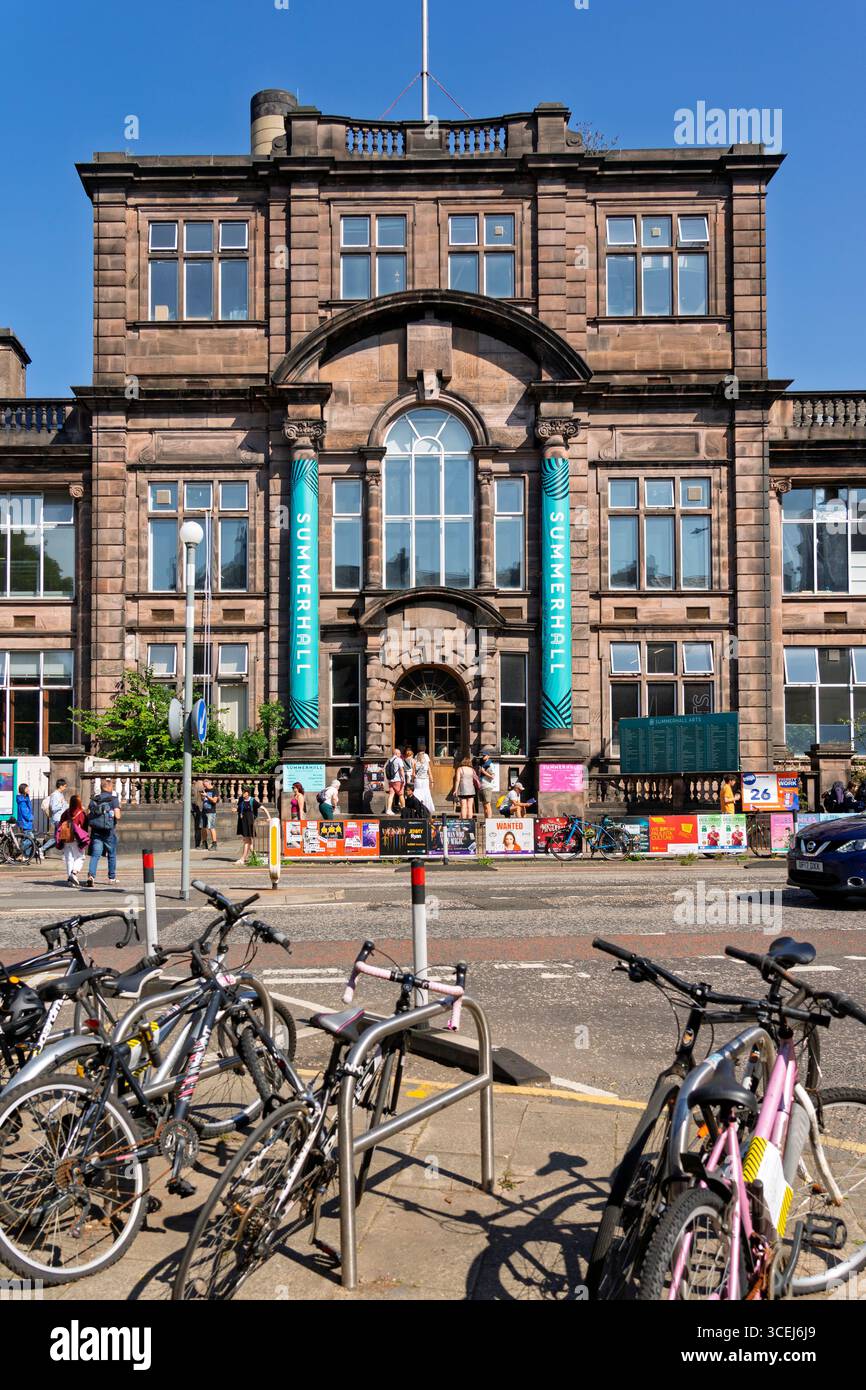 External view of Summerhall during Edinburgh Fringe Festival 2025 ...