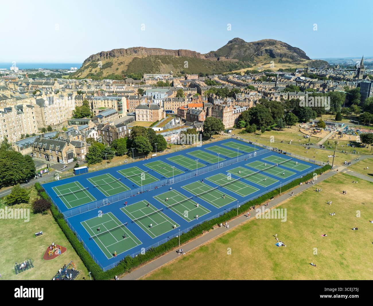 The meadows edinburgh tennis hi-res stock photography and images - Alamy