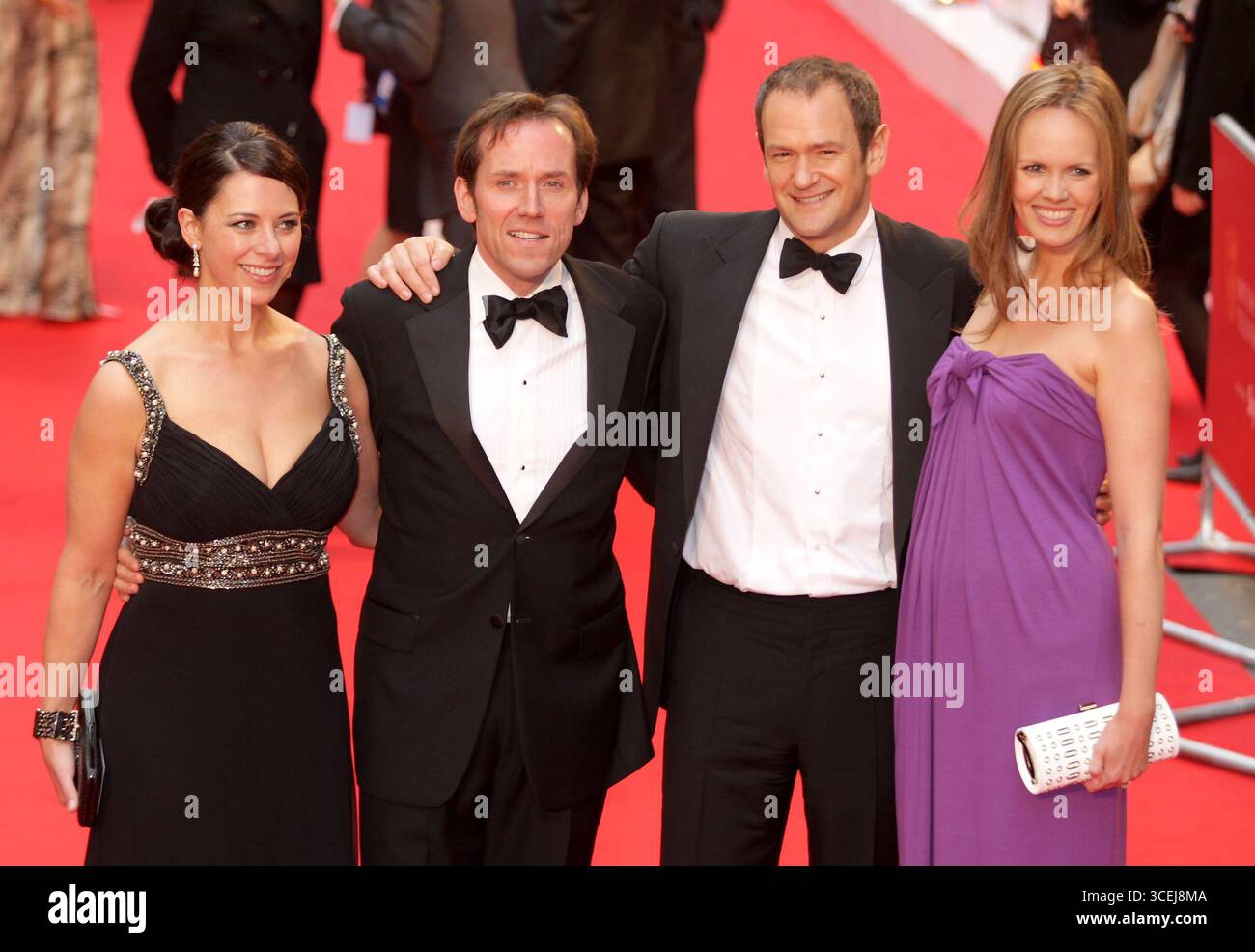 Ben Miller and Alexander Armstrong with guests at the British Academy ...