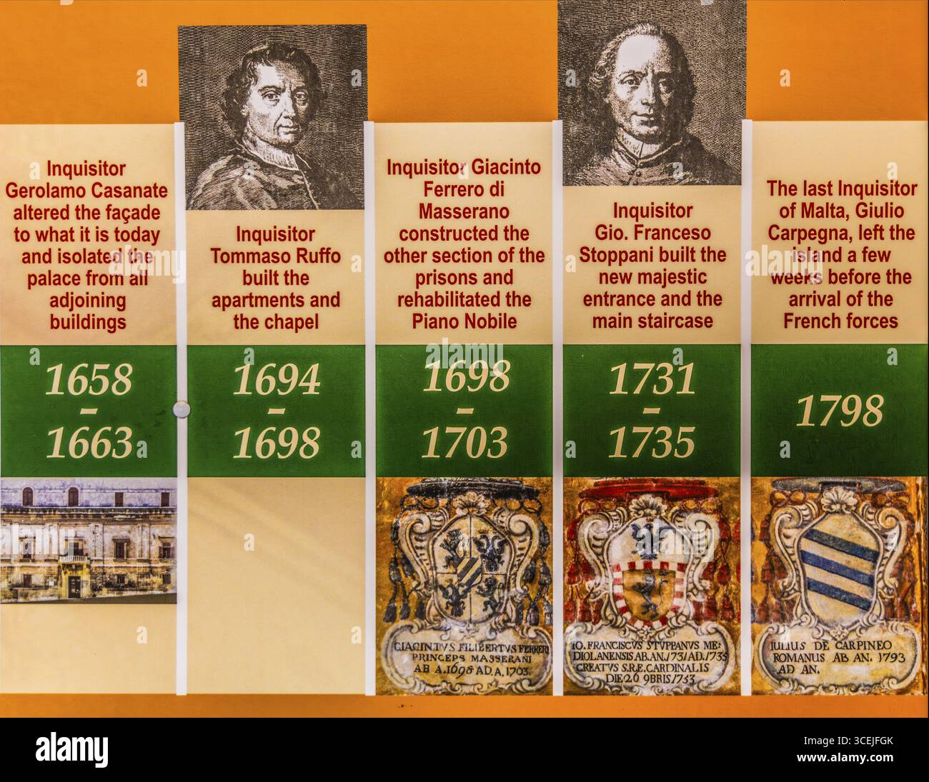 Graphic with inquisitors' tower, the only surviving 15th century ...