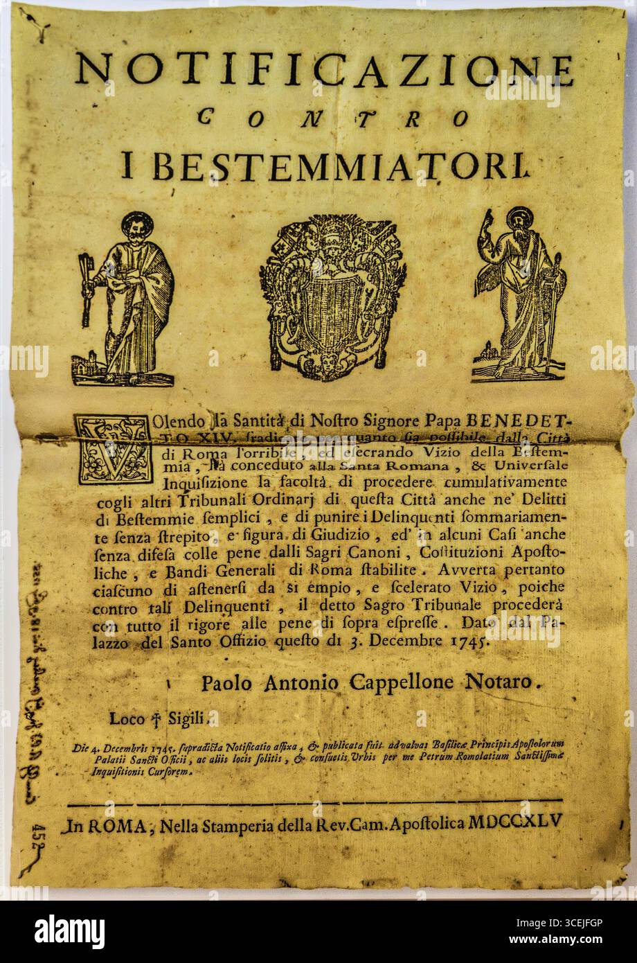Blasphemy history hi-res stock photography and images - Alamy