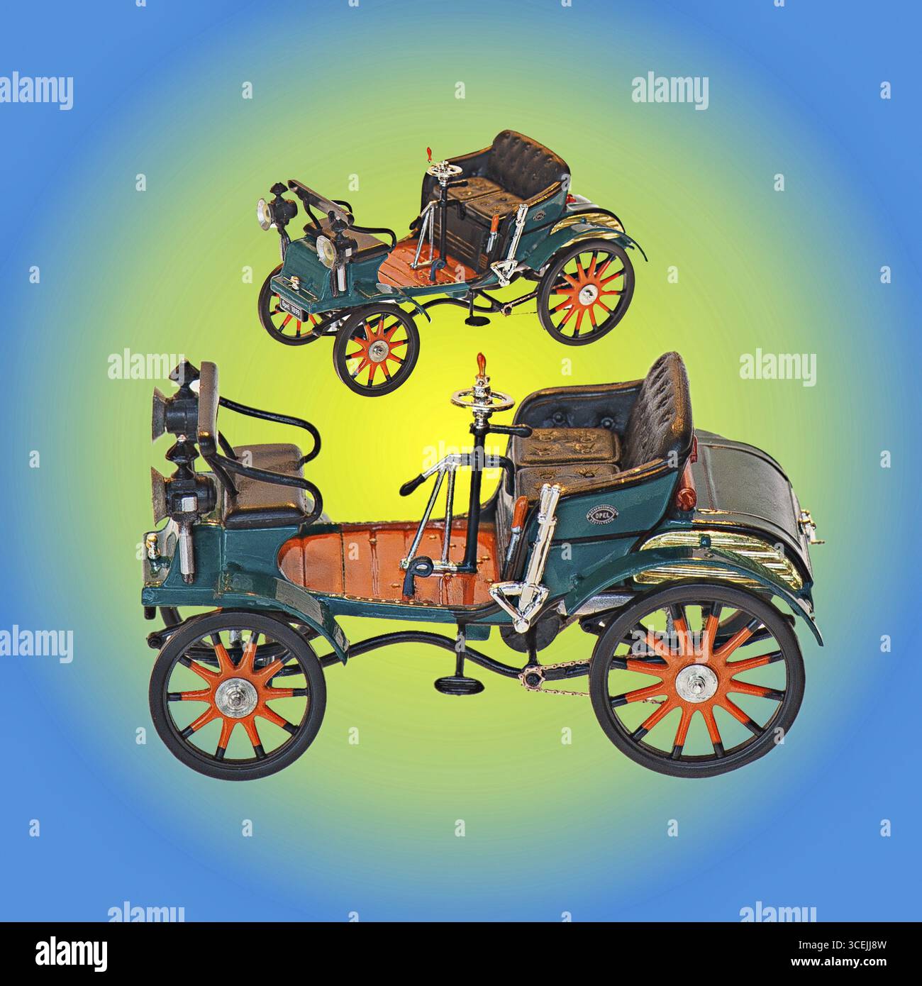 Symbolic image, Opel patent motor car Lutzmann system, from 1899 to ...