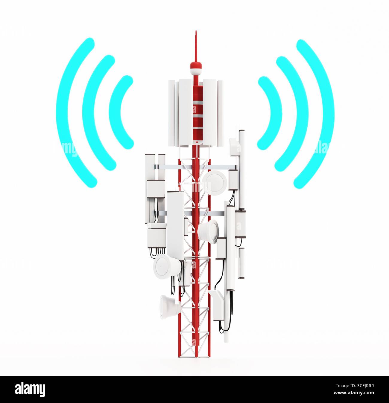 Cellular base station Cut Out Stock Images & Pictures - Alamy