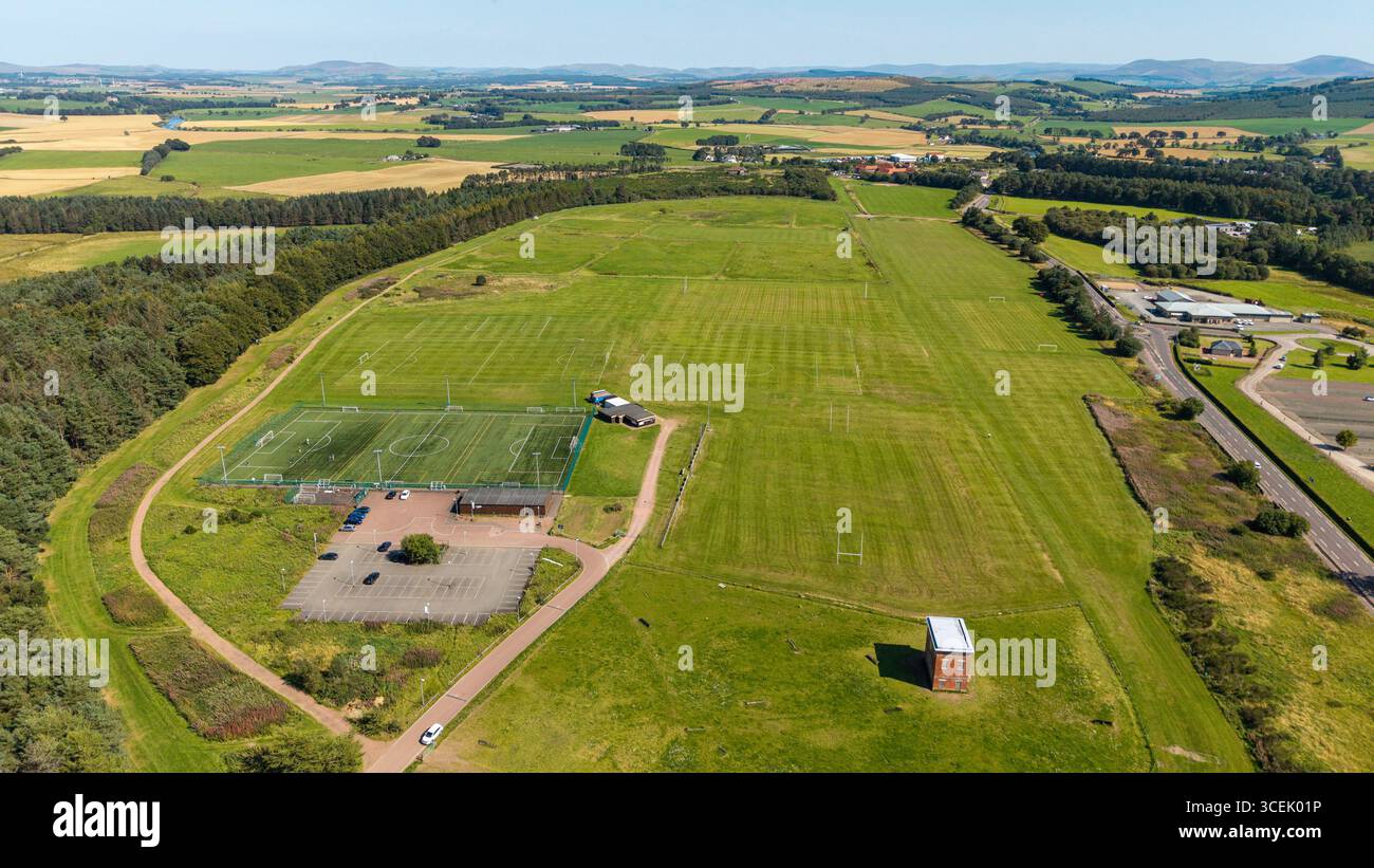 Lanark racecourse which closed in 1977 scotland hi-res stock ...