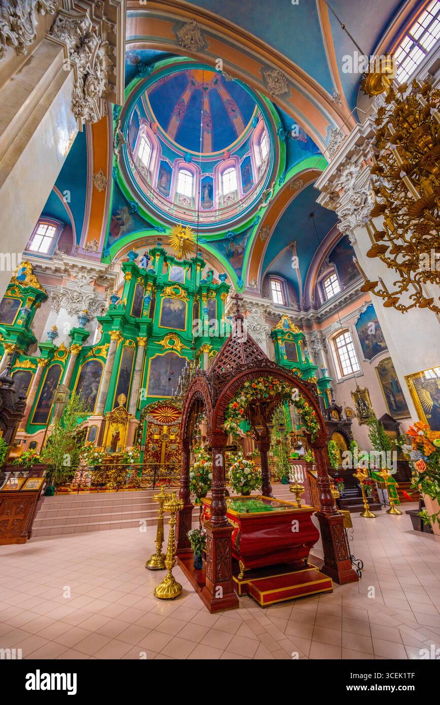 The Interior of the Orthodox Church of the Holy Spirit, Vilnius ...