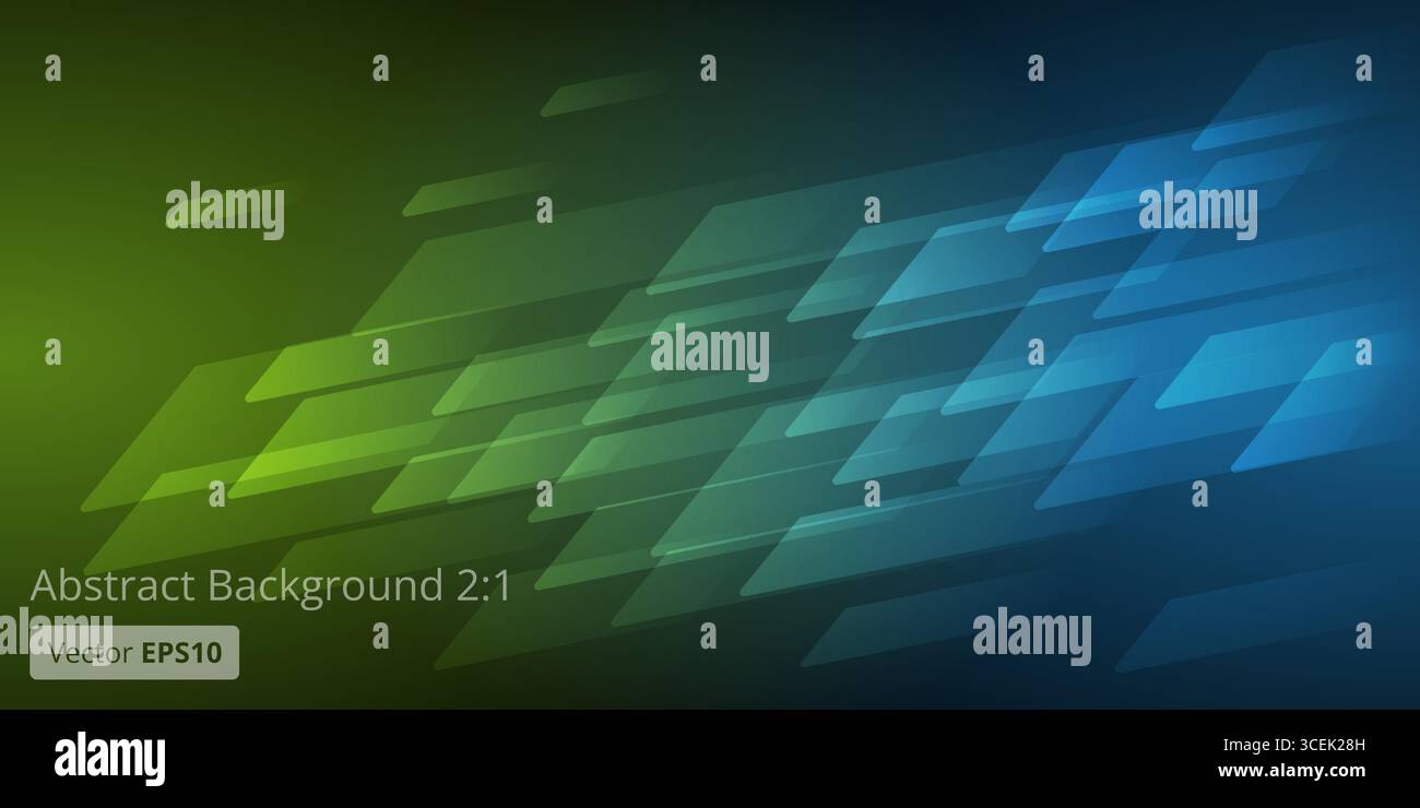 Green and blue abstract background featuring overlapping geometric ...
