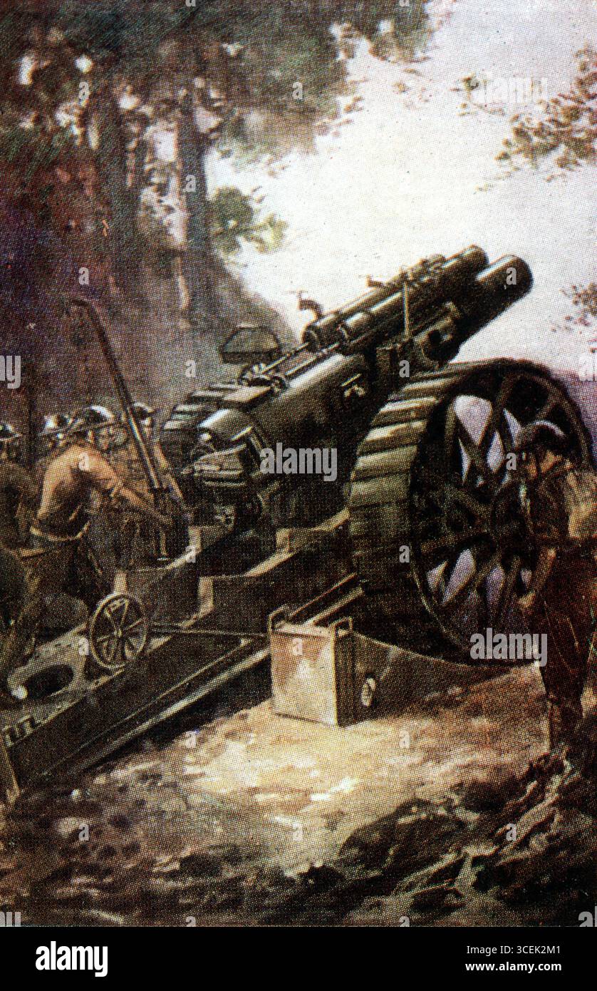 This 1928 Artillery In Action cigarette card, published by John Player ...