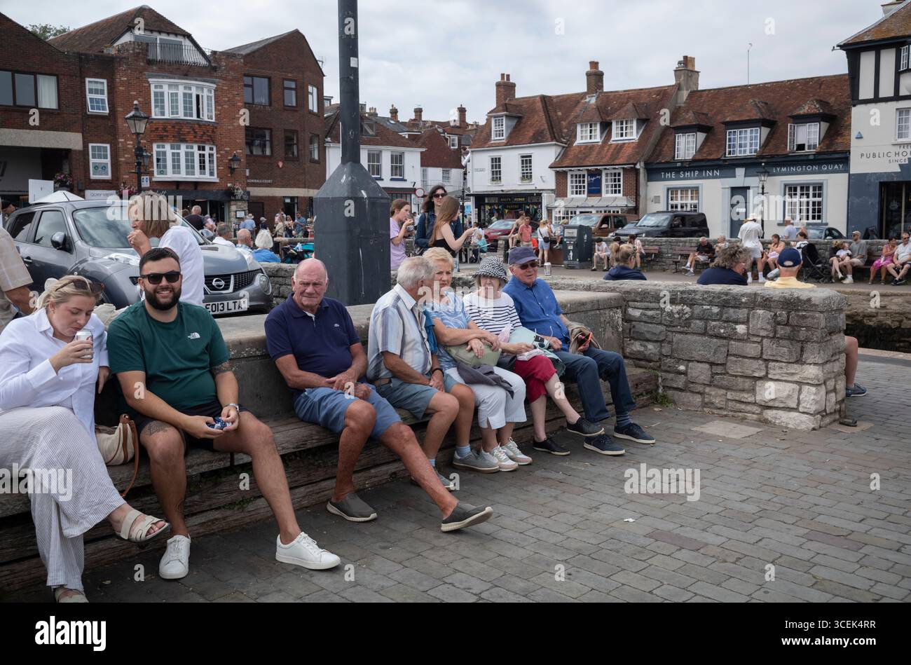 Lymington, Hampshire, coastal market town situated on the southern edge ...