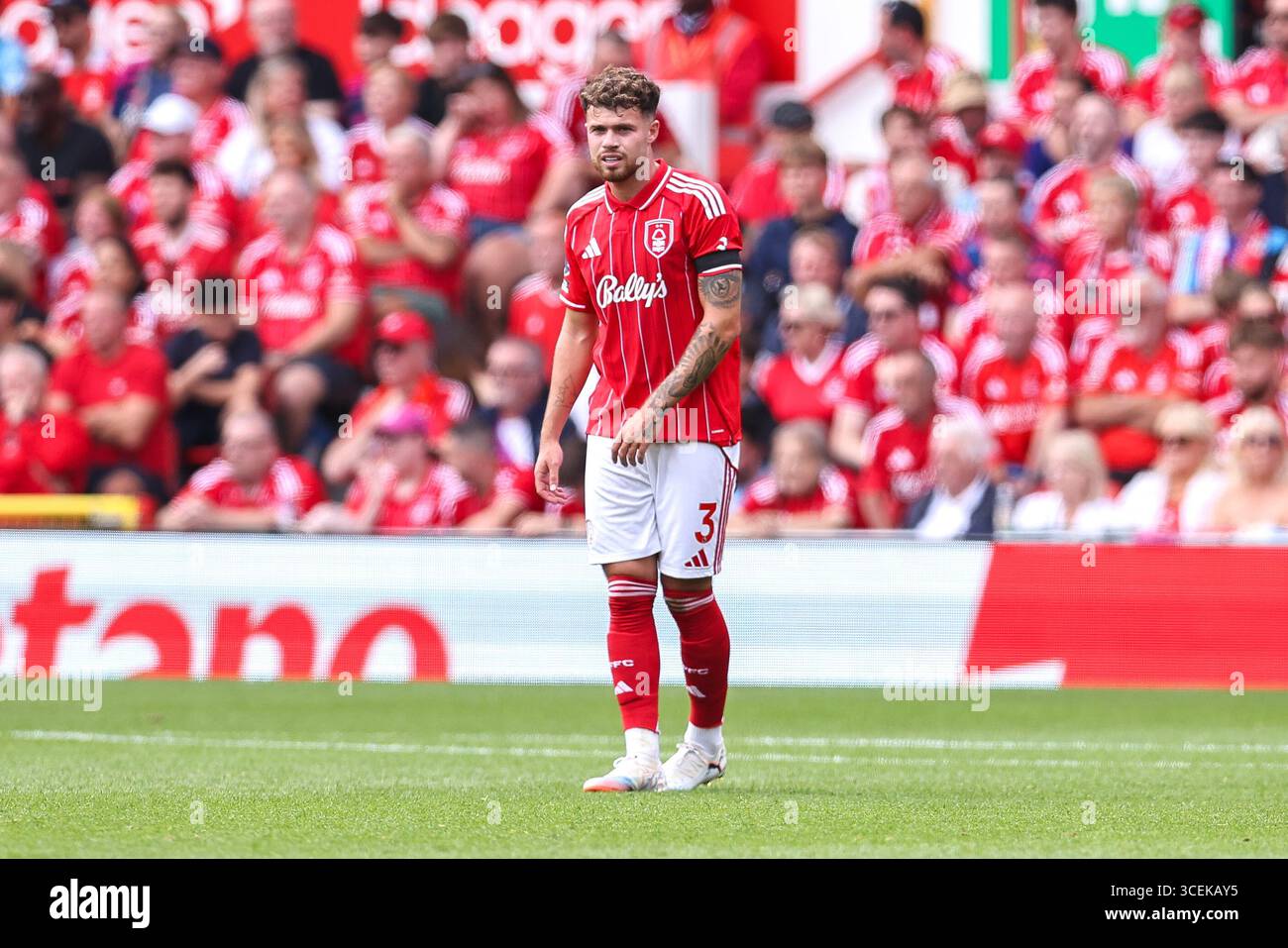 Neco Williams of Nottingham Forest during the Nottingham Forest FC v ...