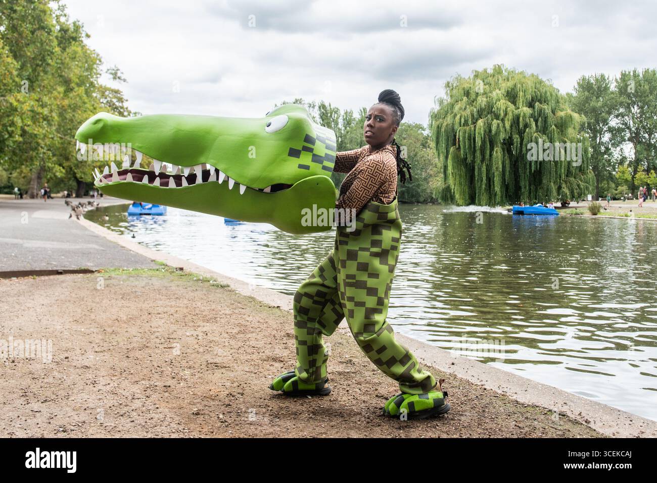 London 18 August 2025, The Enormous Crocodile was spotted by Regent's ...