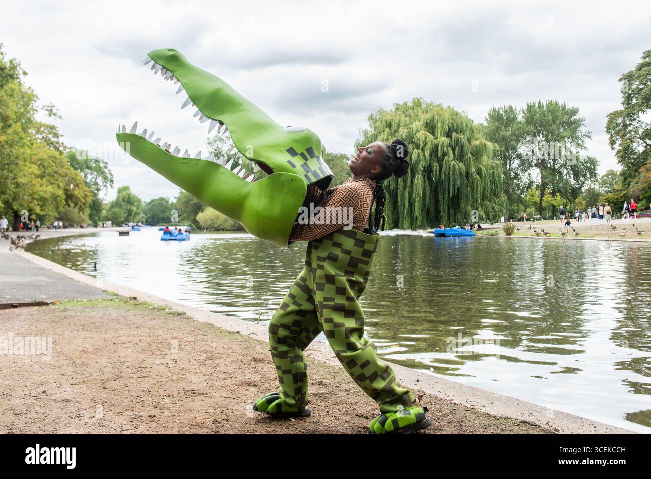 London 18 August 2025, The Enormous Crocodile was spotted by Regent's ...