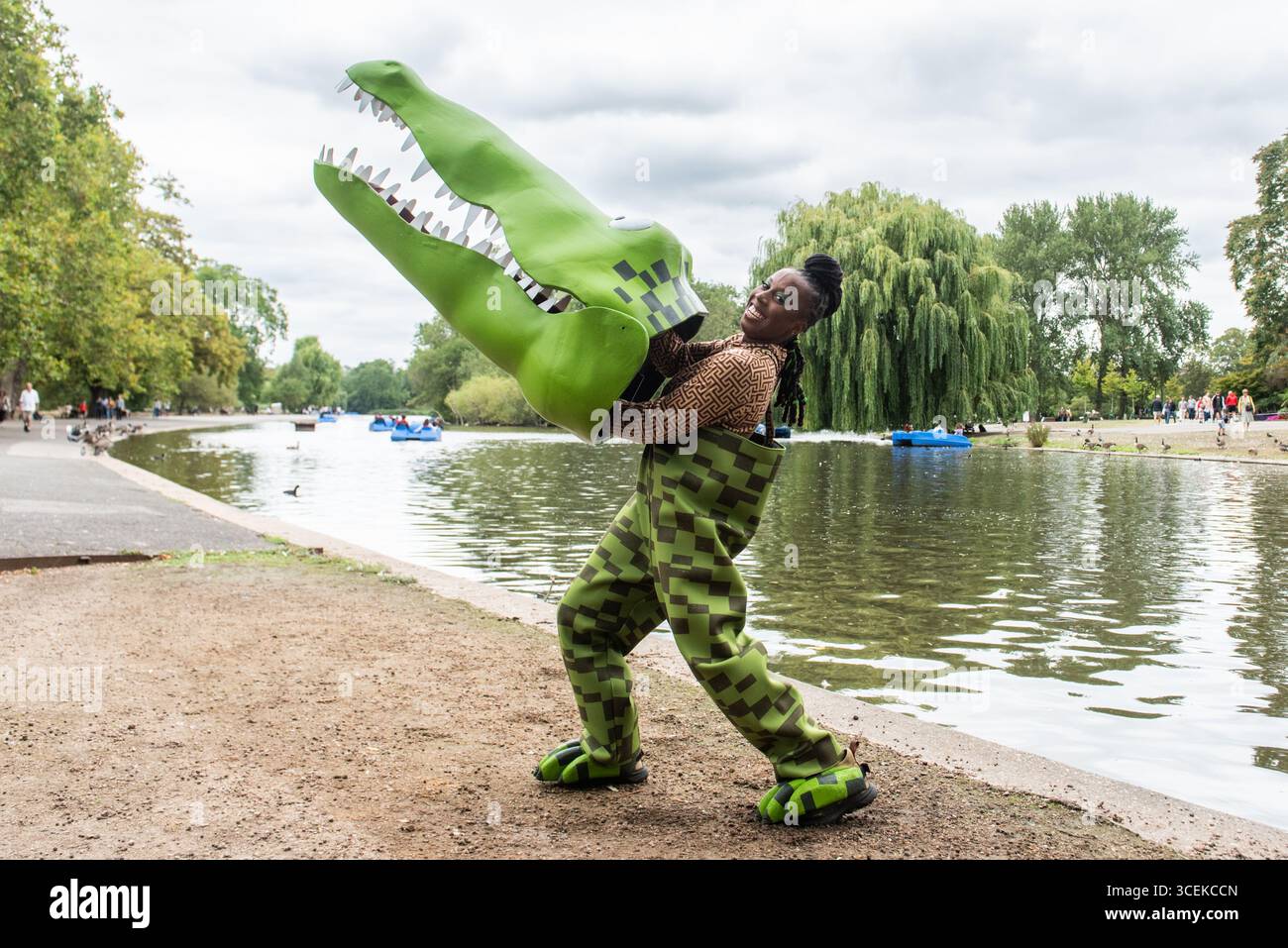 London 18 August 2025, The Enormous Crocodile was spotted by Regent's ...