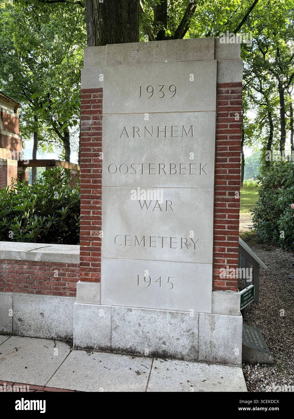 Arnhem, Netherlands 07-15-25. Oosterbeek War Cemetery, 1939-1945 ...