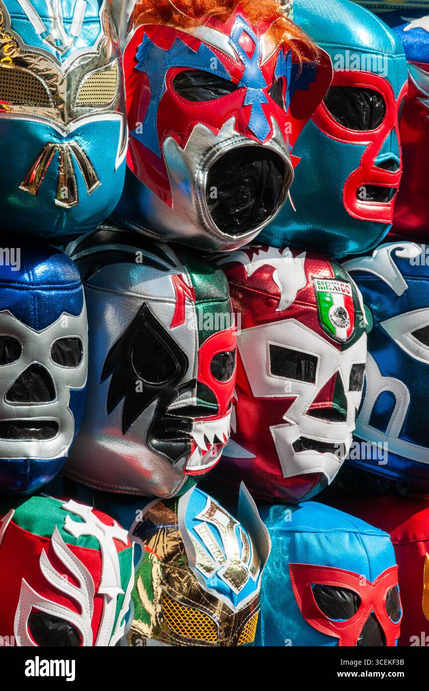 LOS ANGELES, CALIFORNIA, USA: Worn in a Mexican style of wrestling ...