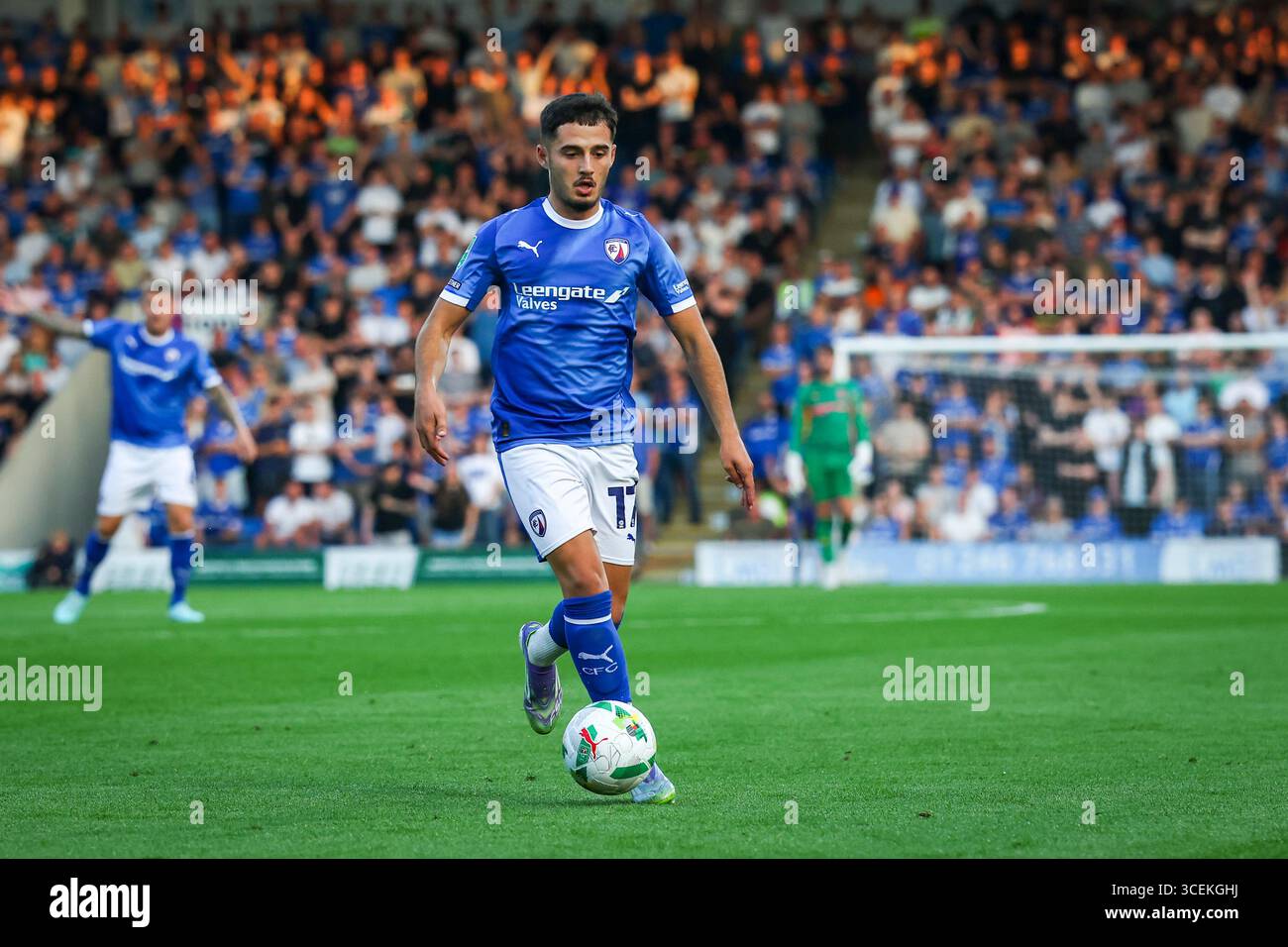 Chesterfield midfielder Armando Dobra (17) in action during the ...