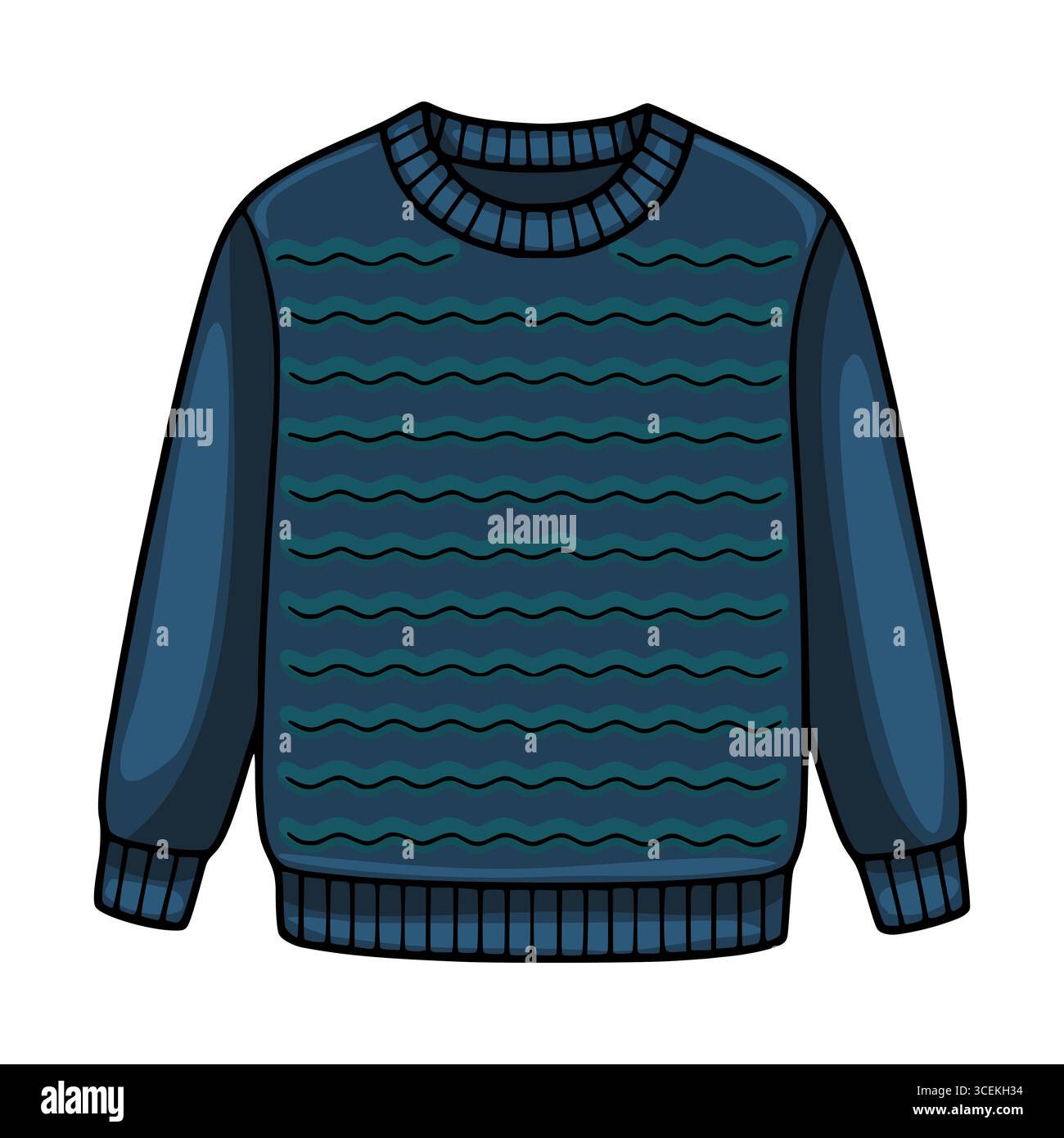 Detailed sweater Stock Vector Images - Alamy