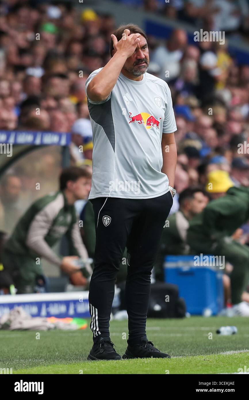 Leeds United Manager Daniel Farke during the Leeds United FC v ...