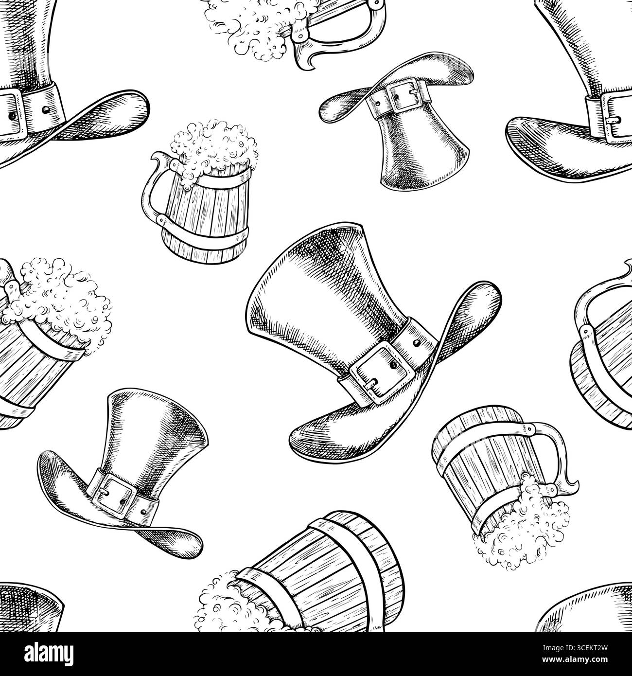 Traditional irish alcohol st Black and White Stock Photos & Images - Alamy