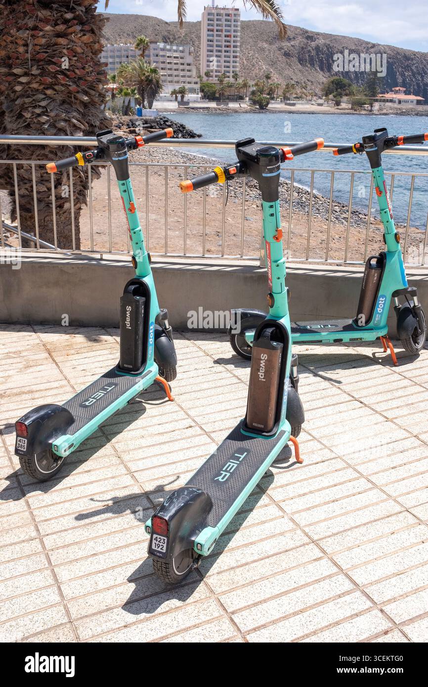 Electric scooters in tenerife hi-res stock photography and images - Alamy