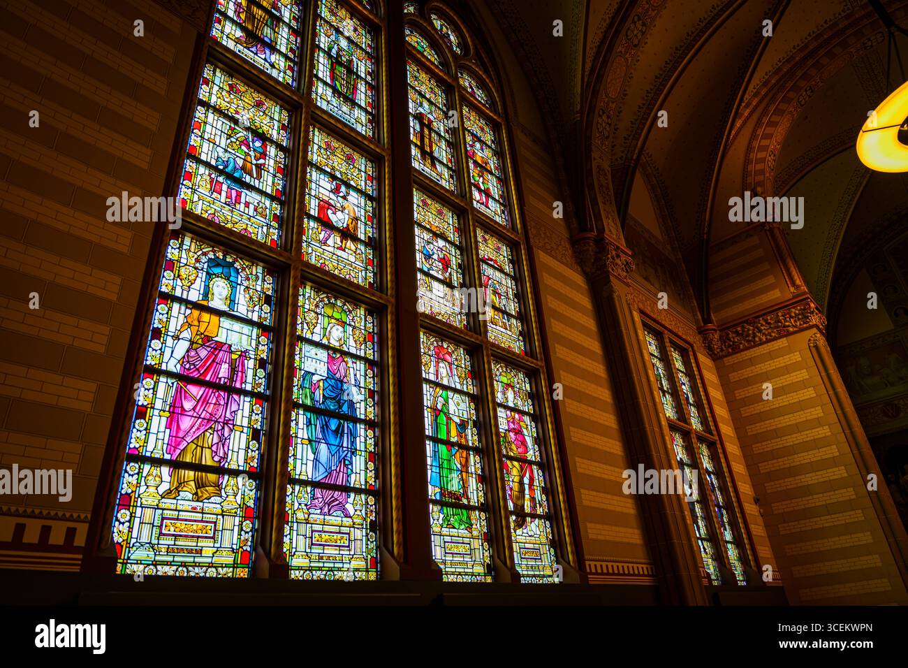 Art inspired stained glass hi-res stock photography and images - Alamy
