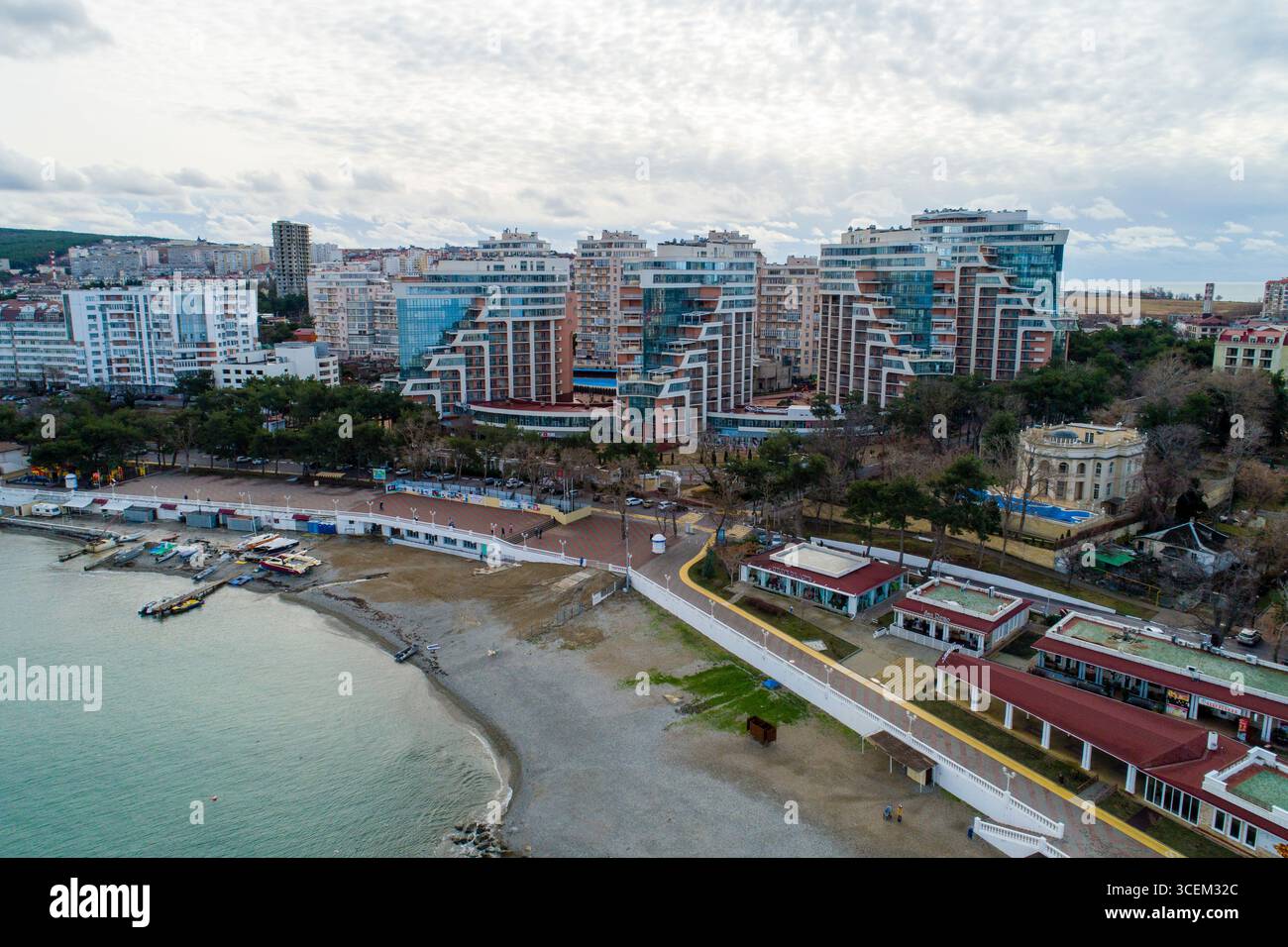 Panorama of Gelendzhik resort. Residential complex "Aquatoria ...
