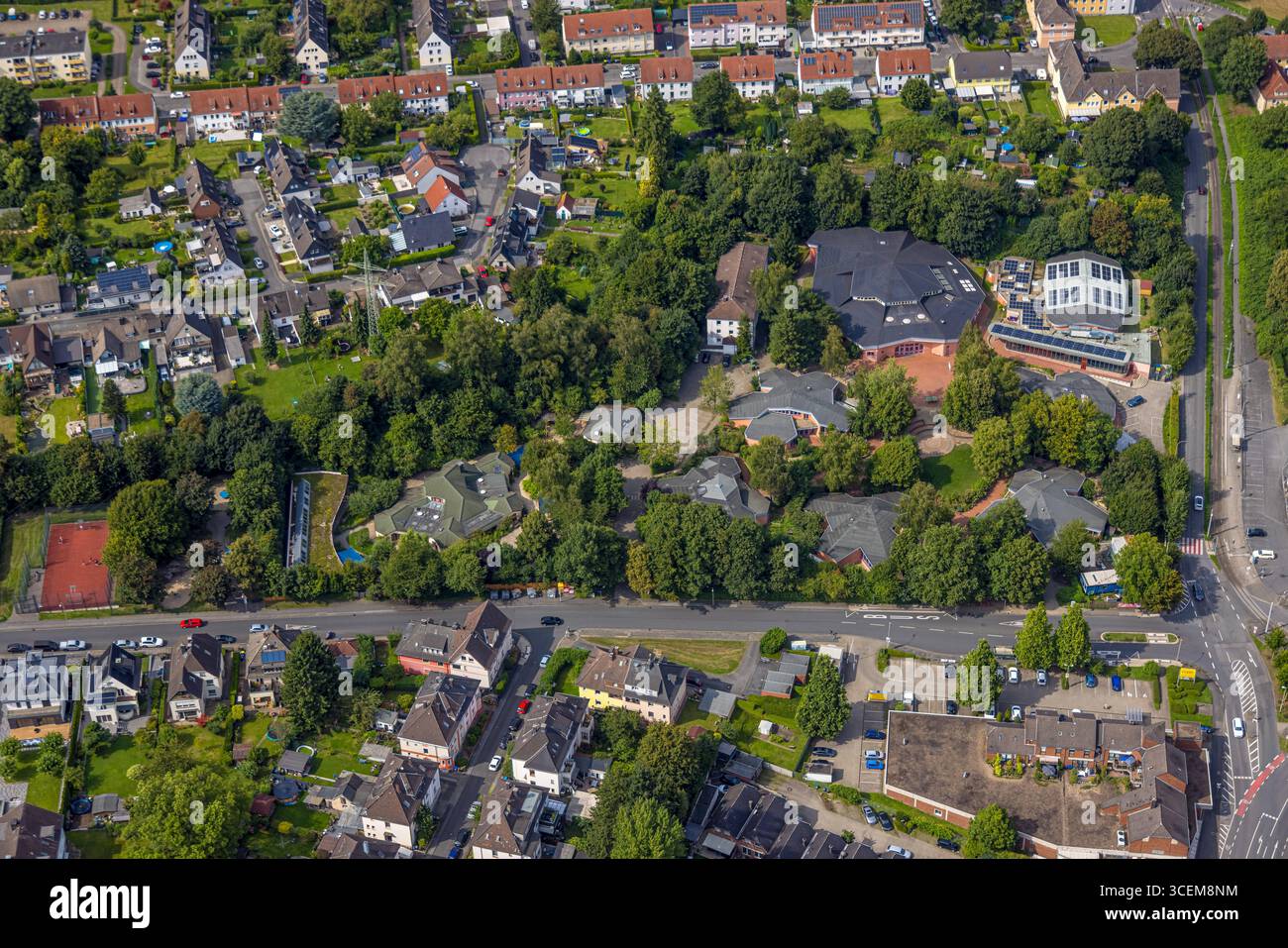 Luftbild, Rudolf-Steiner Schule Witten Waldorfschule ...