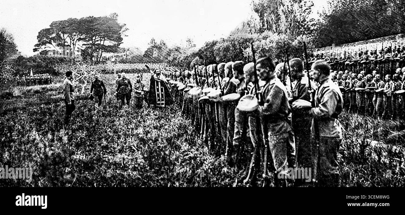 Russian expeditionary force 1916 Black and White Stock Photos & Images ...