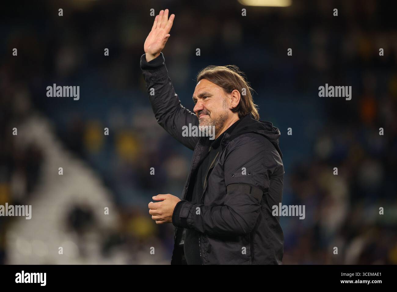 Daniel Farke, Leeds United manager, after the Premier League match ...