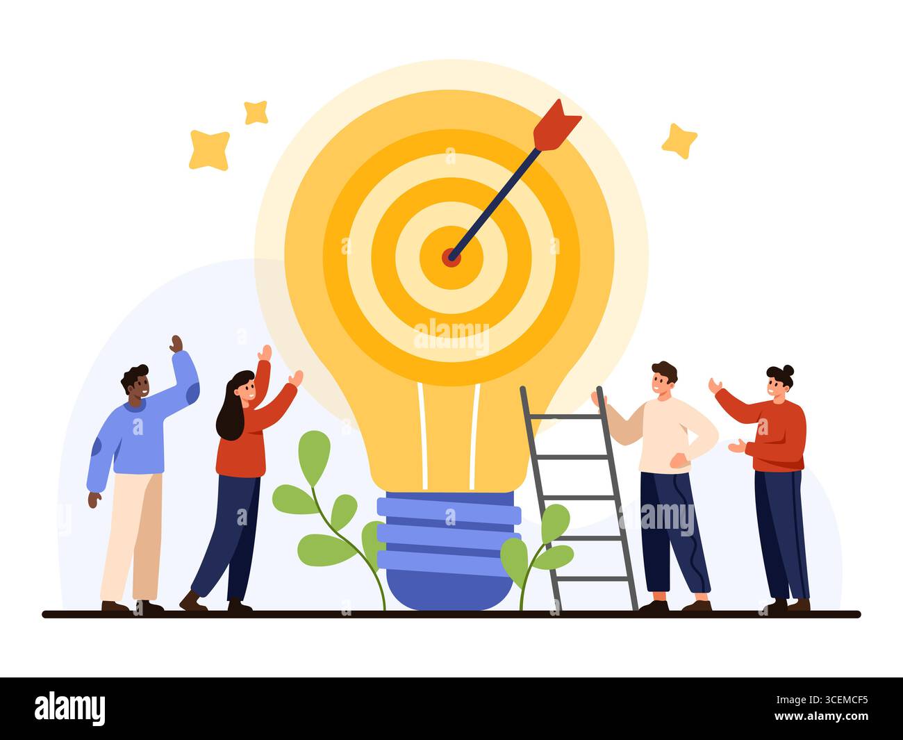 Business team celebrates winning idea and goal achievement with ...