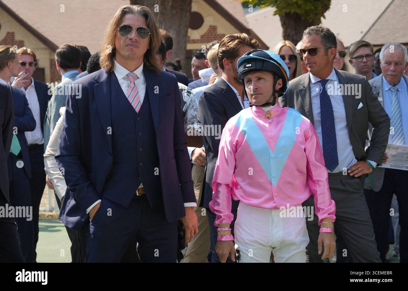 STEPHANE PASQUIER during the 2025 THE AGA KHAN STUDS PRIX JACQUES LE ...