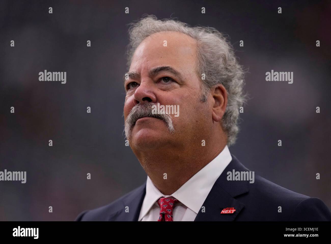 Houston Texans owner Cal McNair stands on the field before an NFL ...