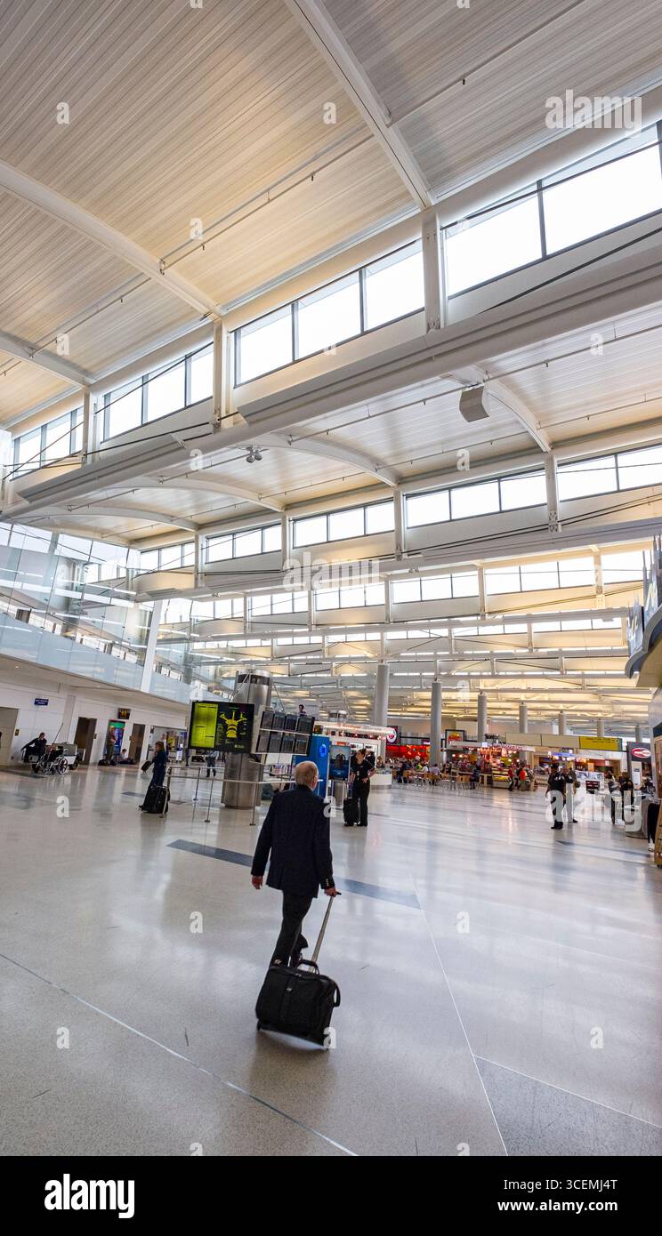 Terminal C in the Newark Liberty International Airport, New Jersey, USA ...