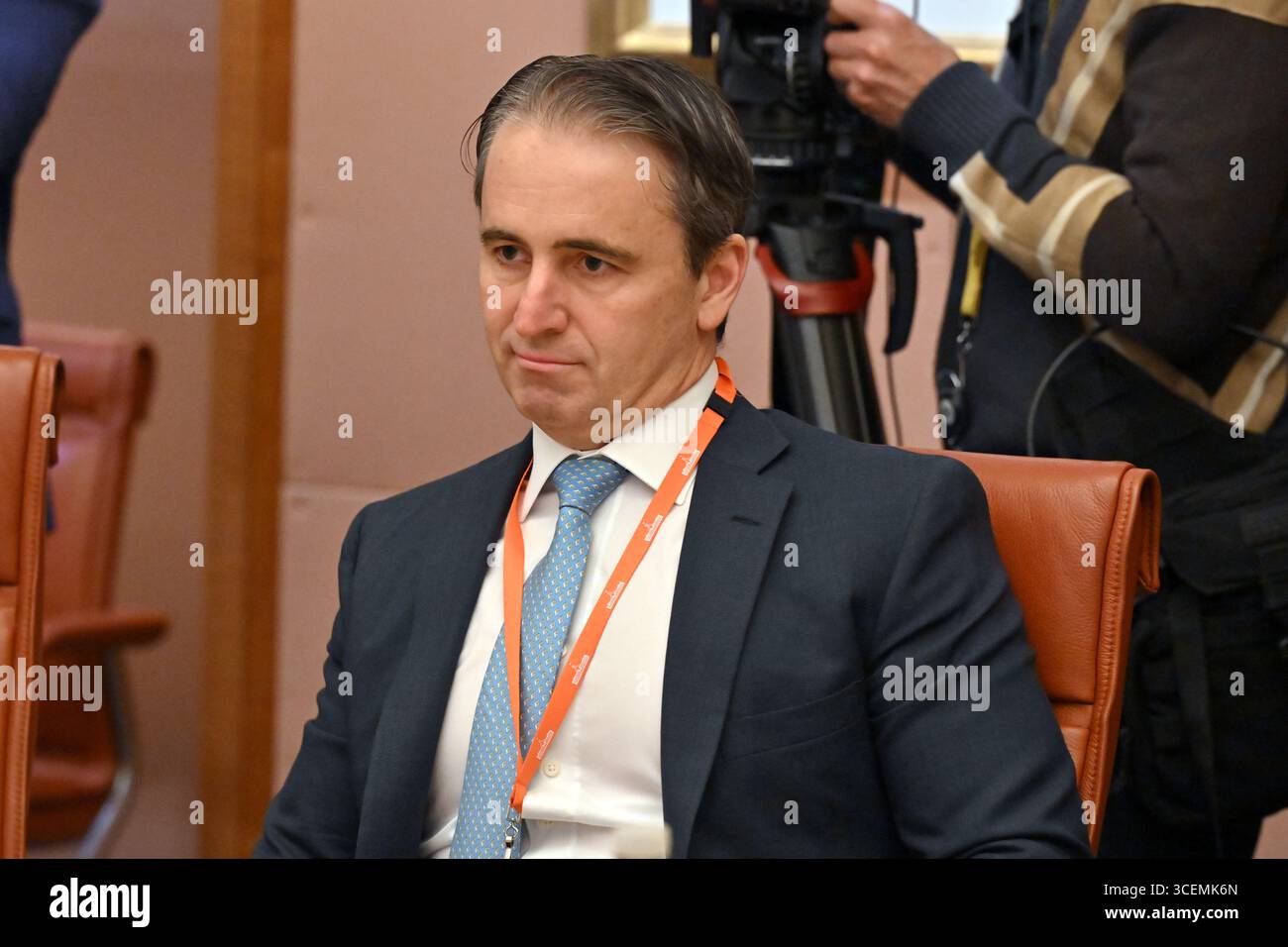 Commonwealth Bank of Australia CEO Matt Comyn during an Economic Reform ...
