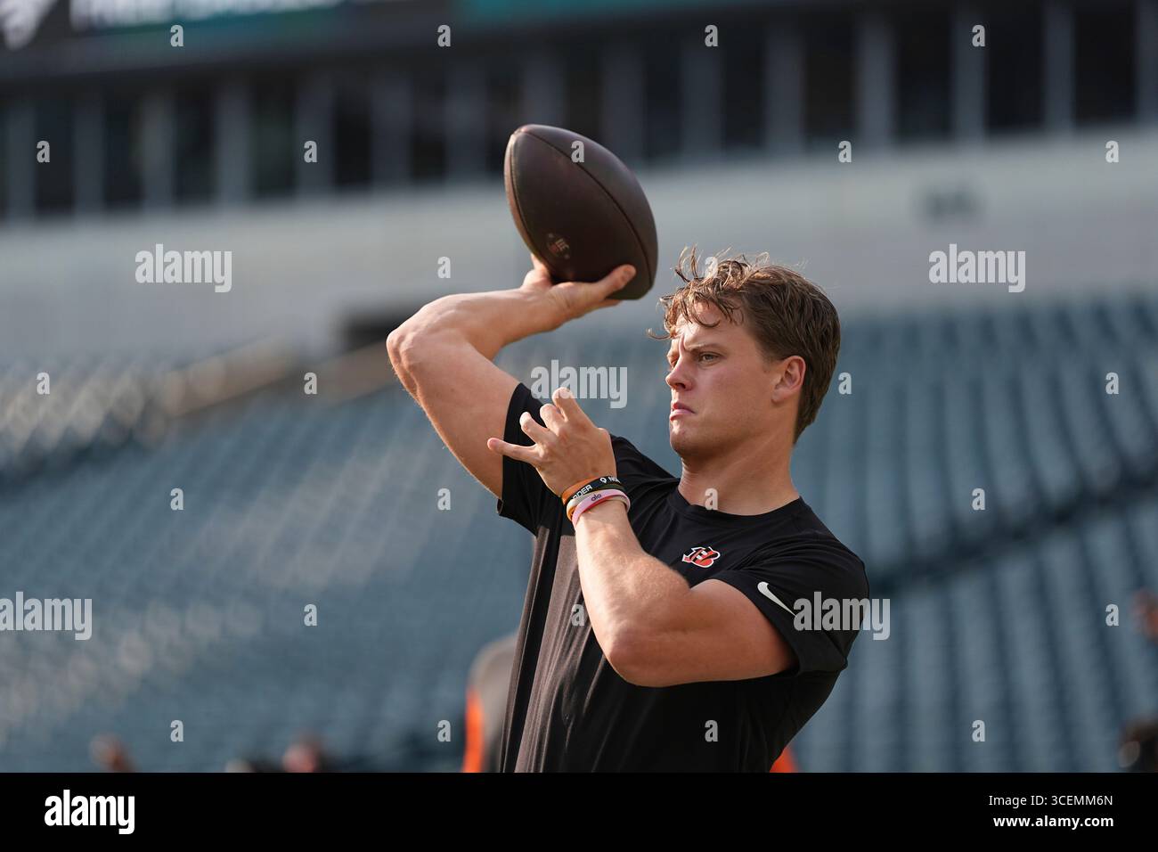 Cincinnati Bengals quarterback Joe Burrow in action before an NFL ...