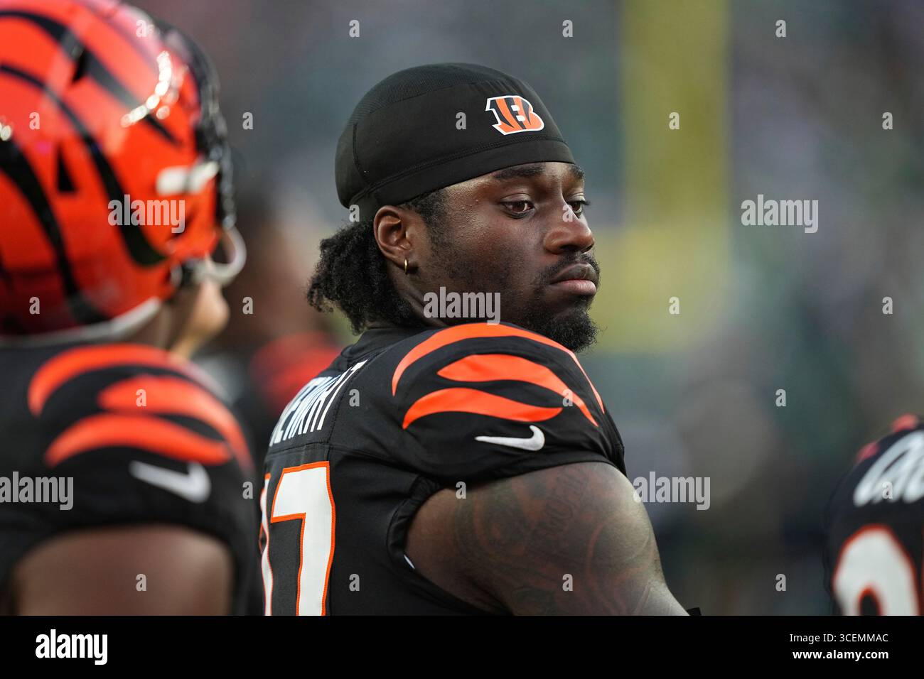 Cincinnati Bengals defensive end Shemar Stewart in action before an NFL ...