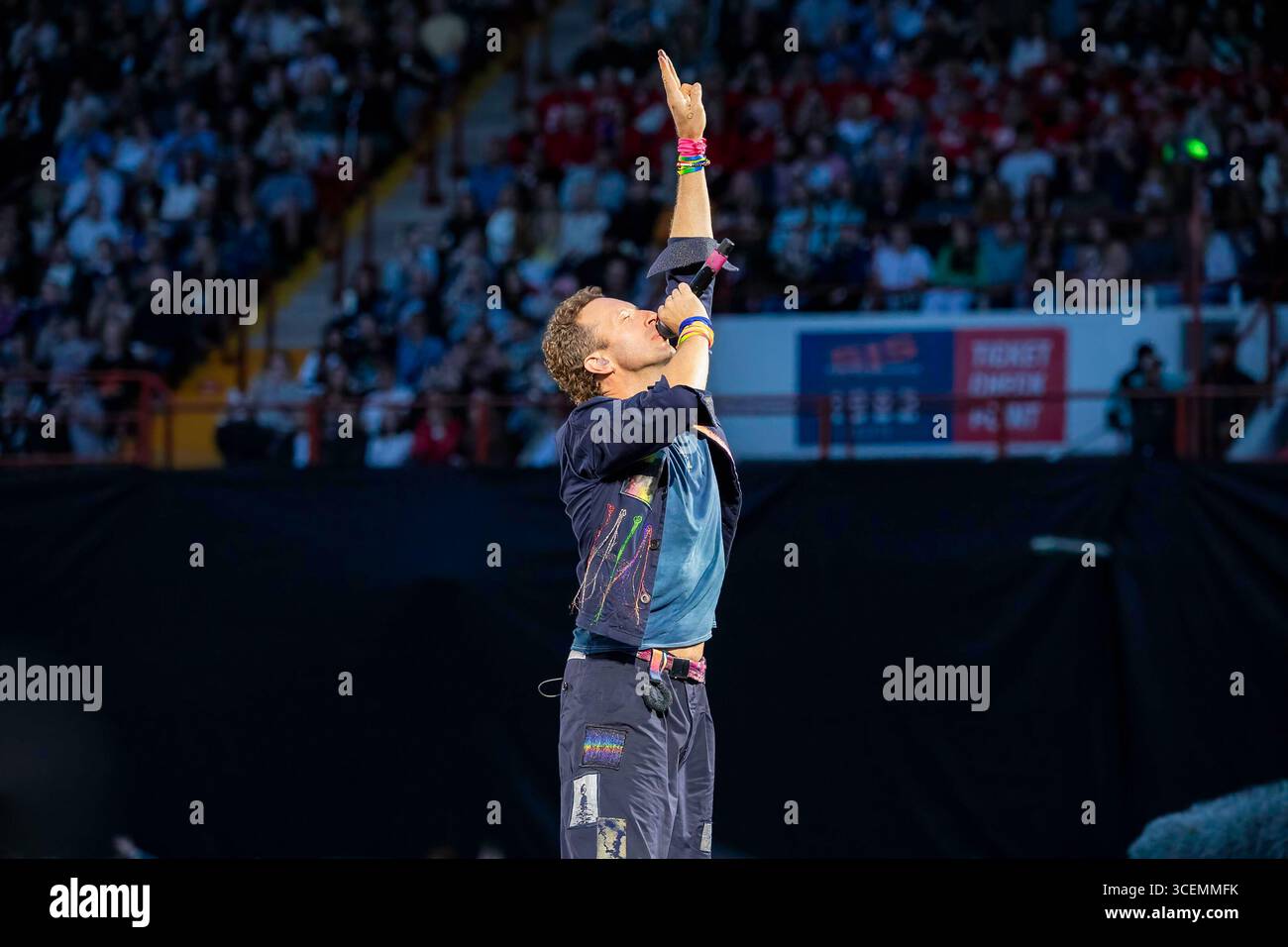 Hull, England, 18th August, 2025. Coldplay playing the first of two ...