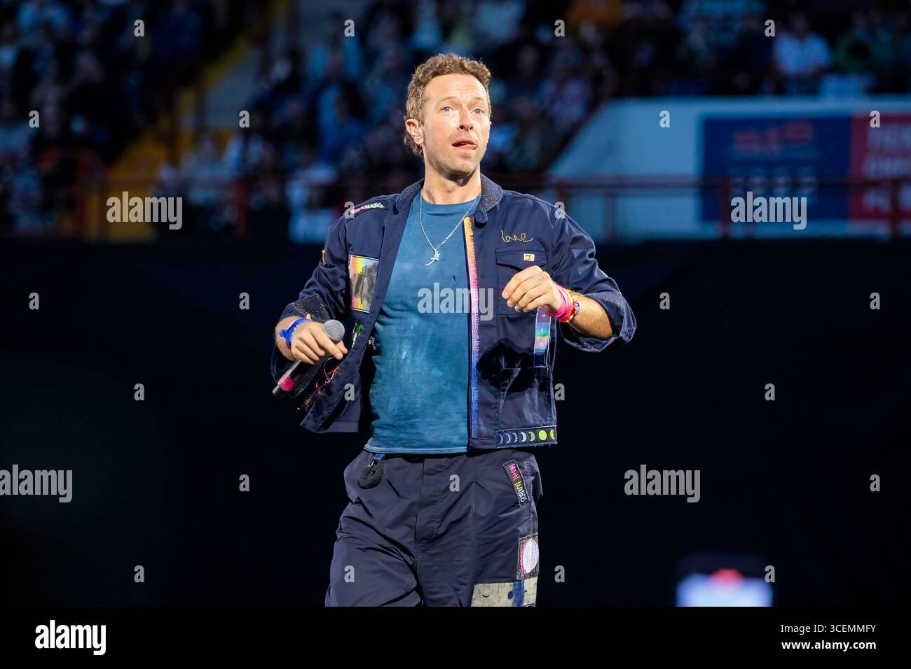 Hull, England, 18th August, 2025. Coldplay playing the first of two ...