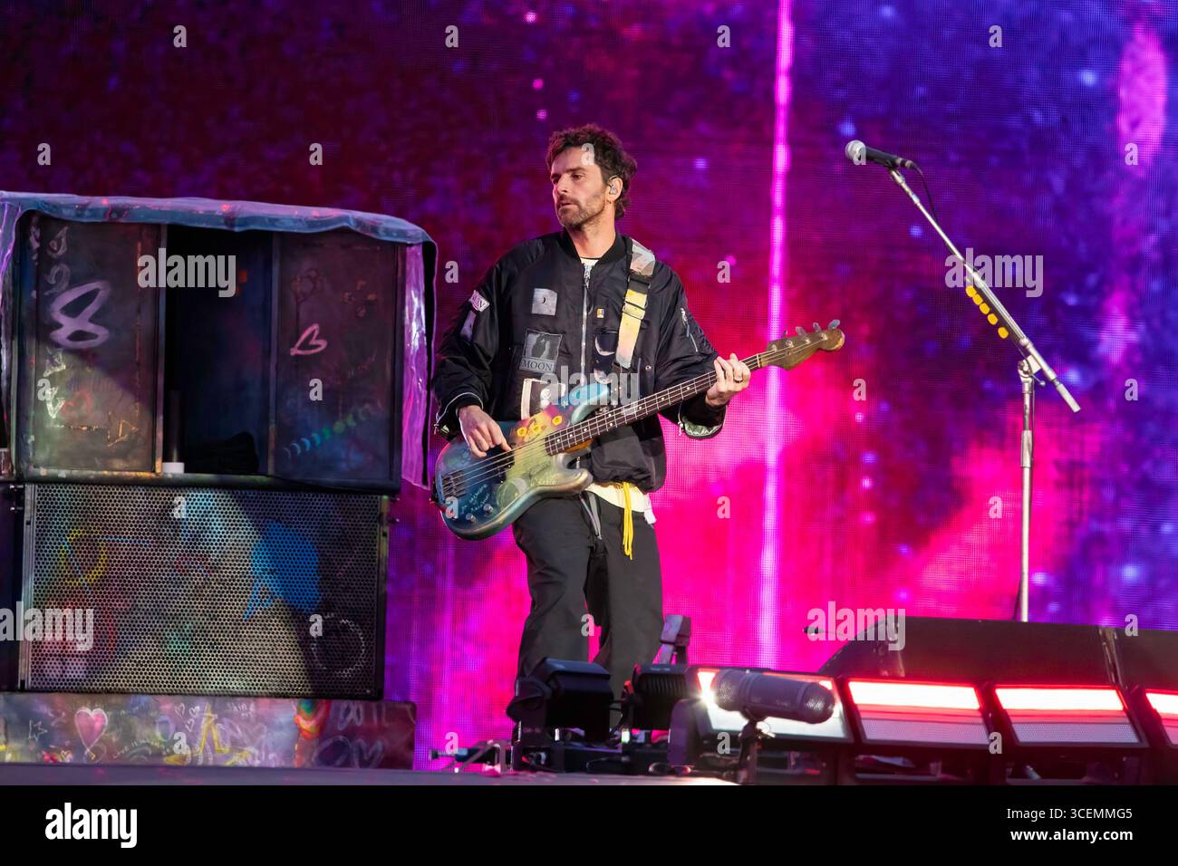 Hull, England, 18th August, 2025. Coldplay playing the first of two ...