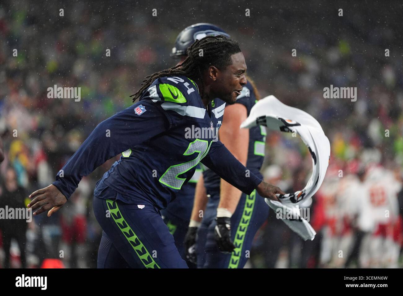 Seattle Seahawks cornerback Shaquill Griffin (24) reacts after a ...