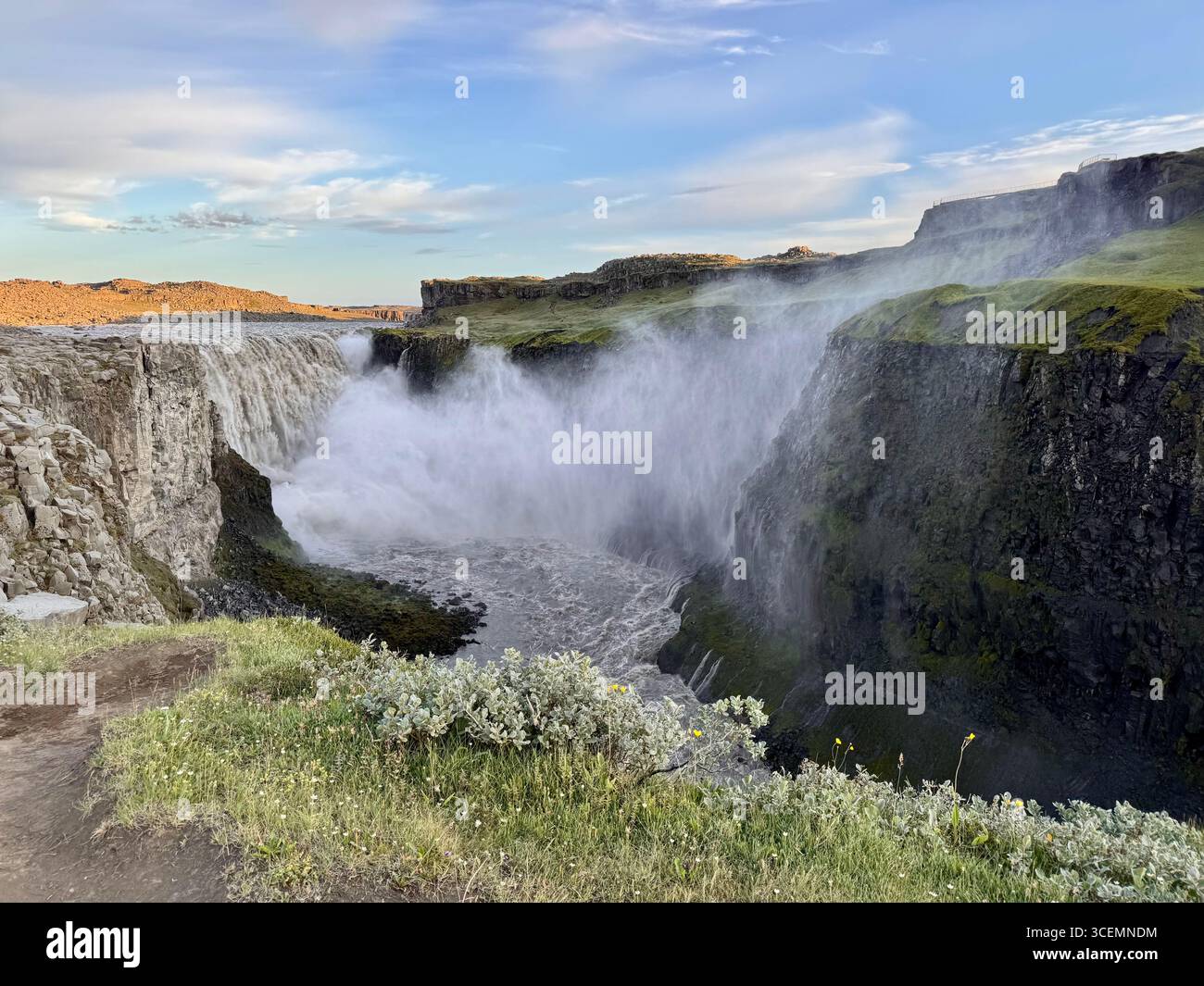 Dettifoss is one of the most powerful waterfalls in Europe Stock Photo - Alamy