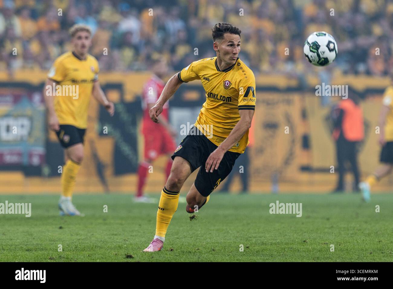 18.08.2025, Rudolf-Harbig-Stadion, Dresden, GER, DFB-Pokal, 1. Runde ...