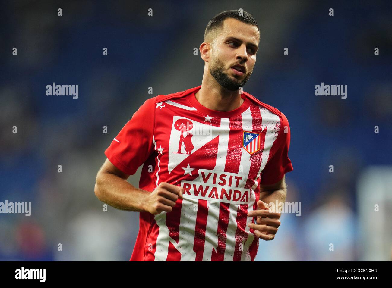 David Hancko of Atletico de Madrid during the La Liga EA Sports match ...