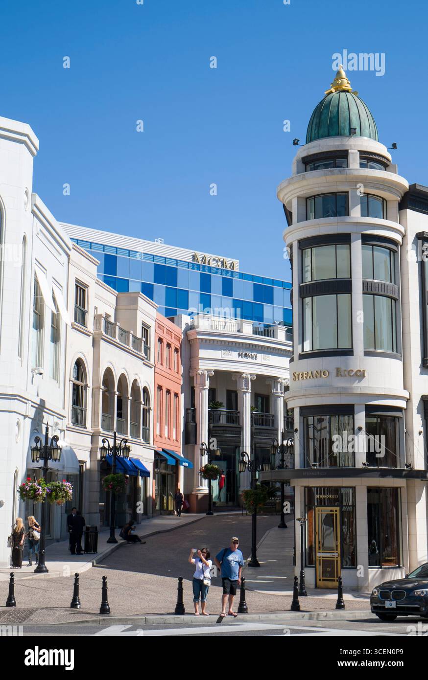 Two Rodeo, North Rodeo Drive, Beverly Hills, California, USA Stock ...