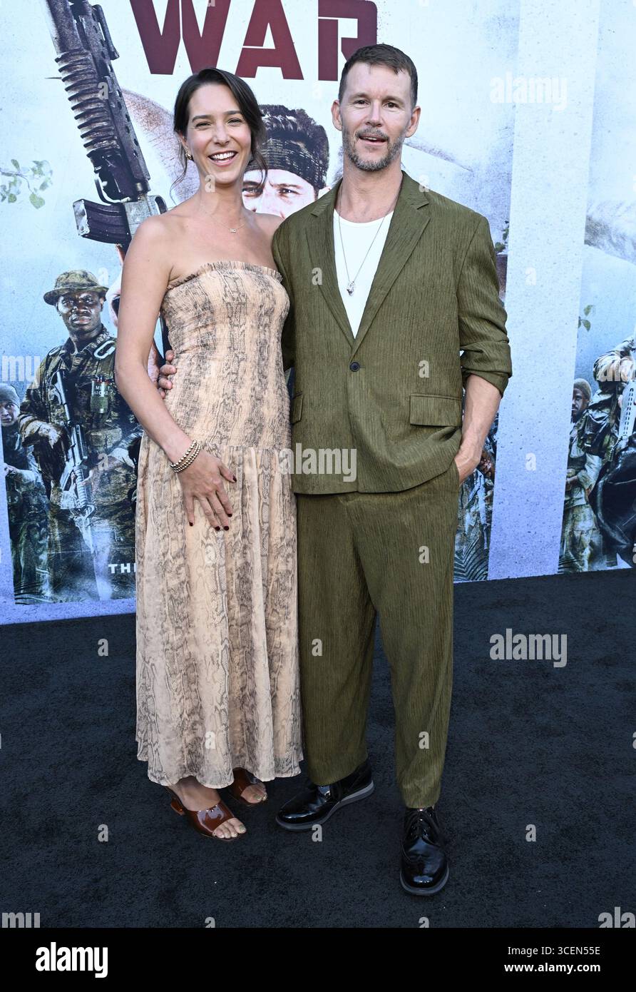 Ryan Kwanten and Ashley Sisino arriving to the ‘Primitive War’ Los ...