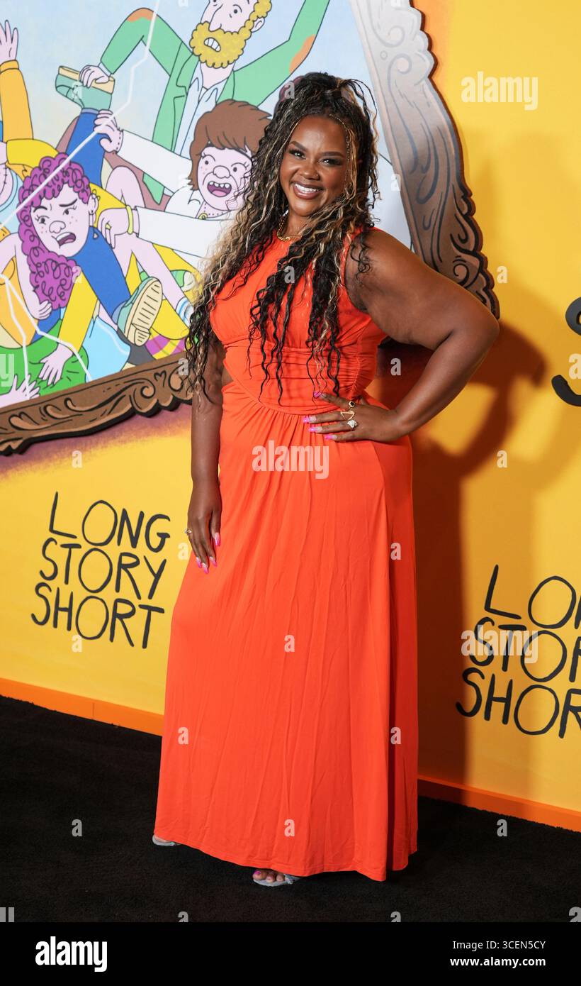Nicole Byer, a cast member in the animated comedy series "Long Story ...