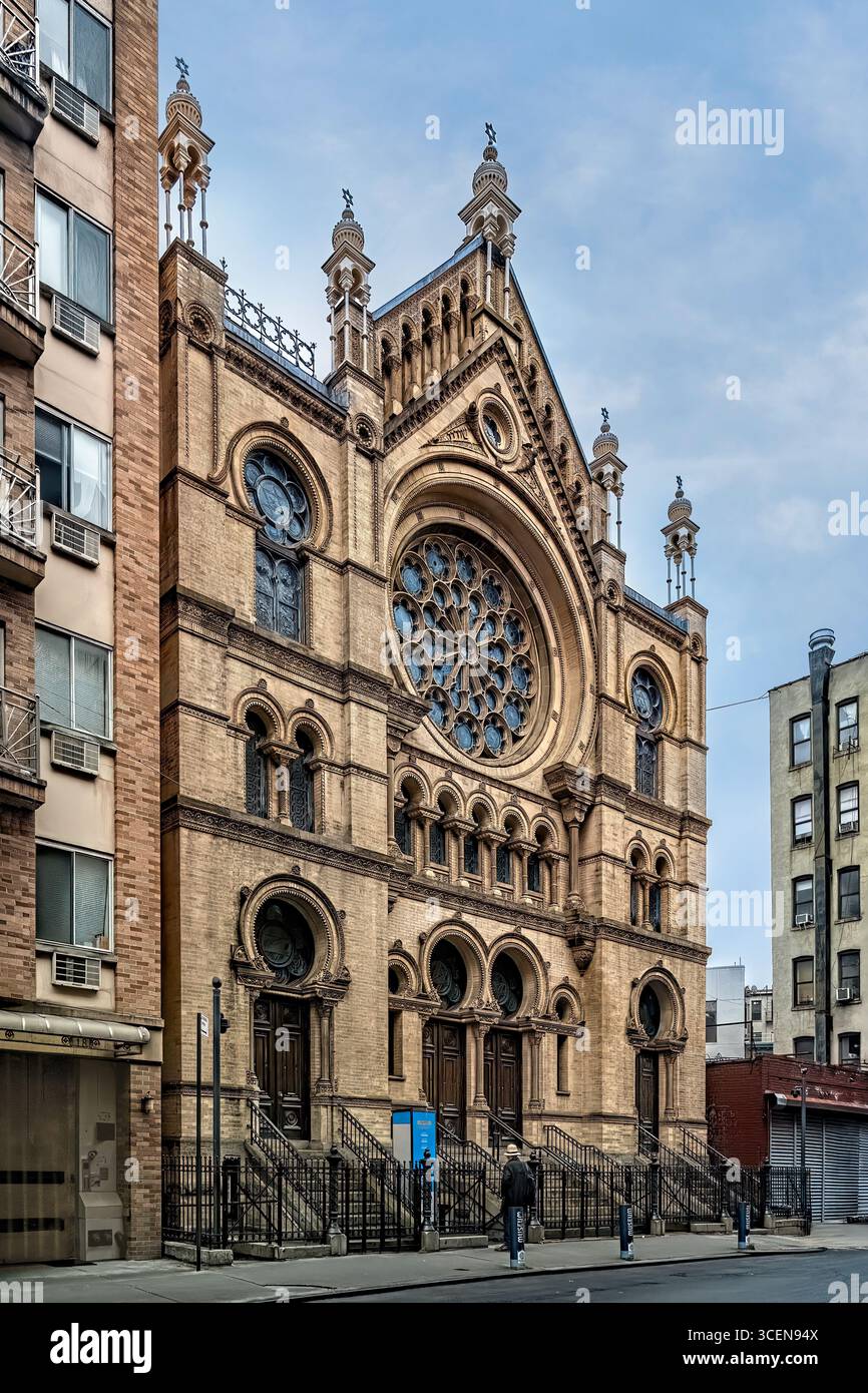 New York City - June 16, 2025: The Eldridge Street synagogue, a ...